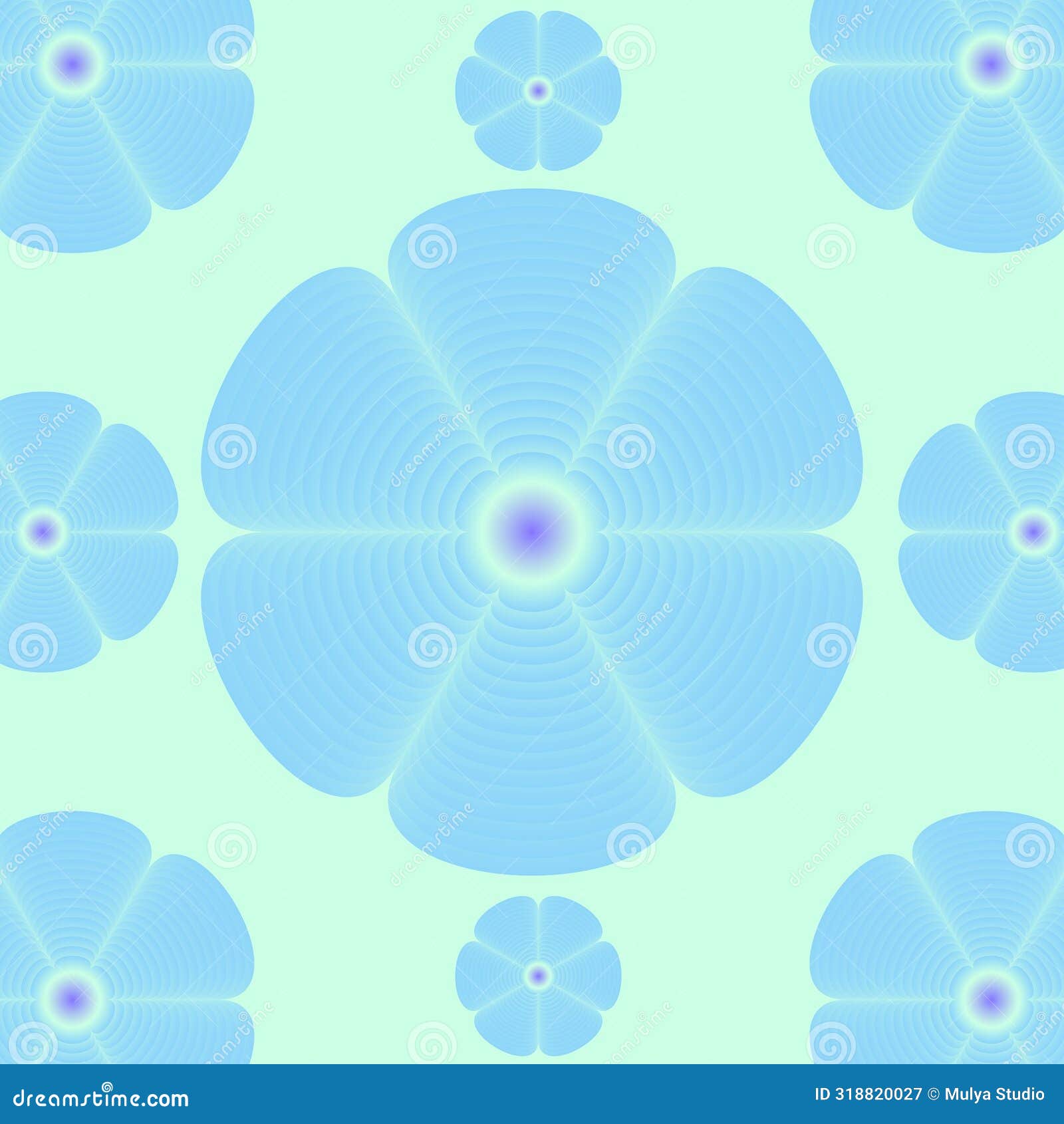 Abstract Background Flower Rose Blue Premium Gradient Vector Vintage ...