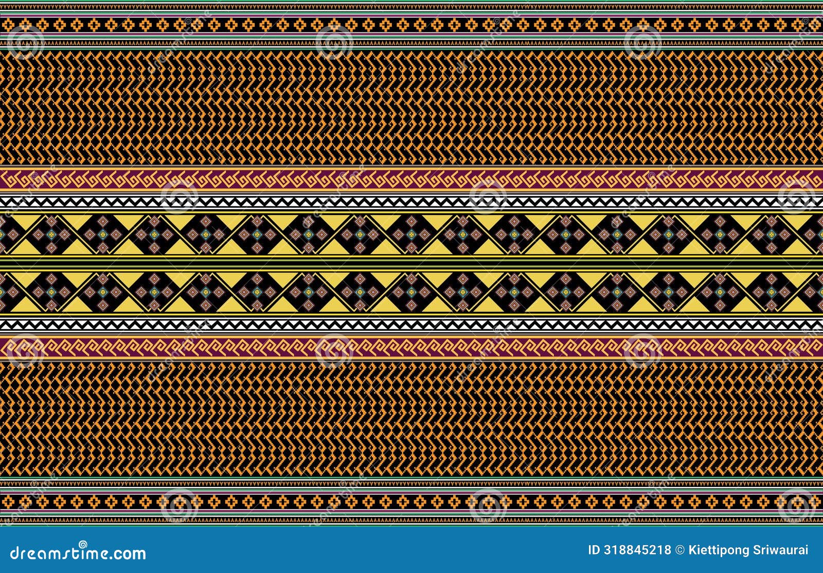 Peruvian American Indian Pattern Tribal Ethnic Motifs Geometric Vector ...