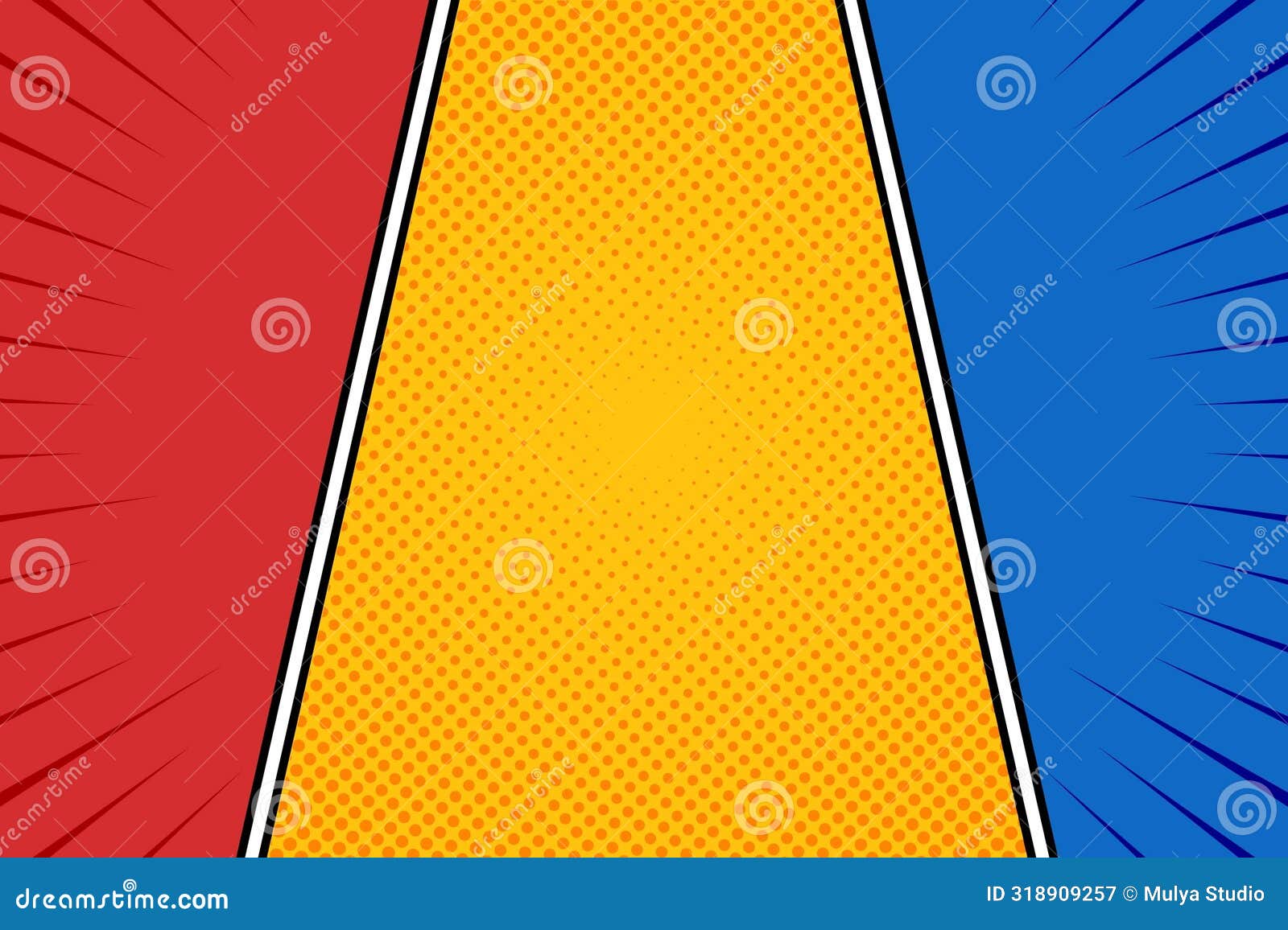 Comic Book Halftone Pop Art Background Image Stock Vector ...