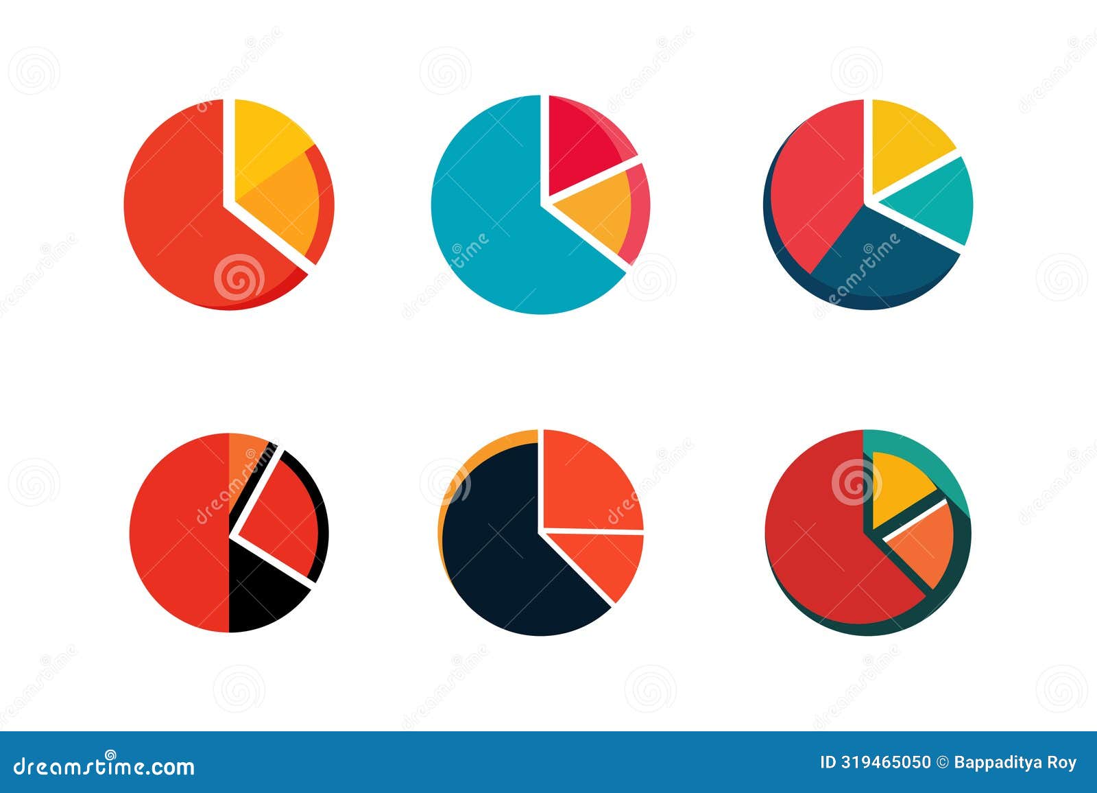 Financial Services Economy Graph of Vector Illustration Set Stock ...