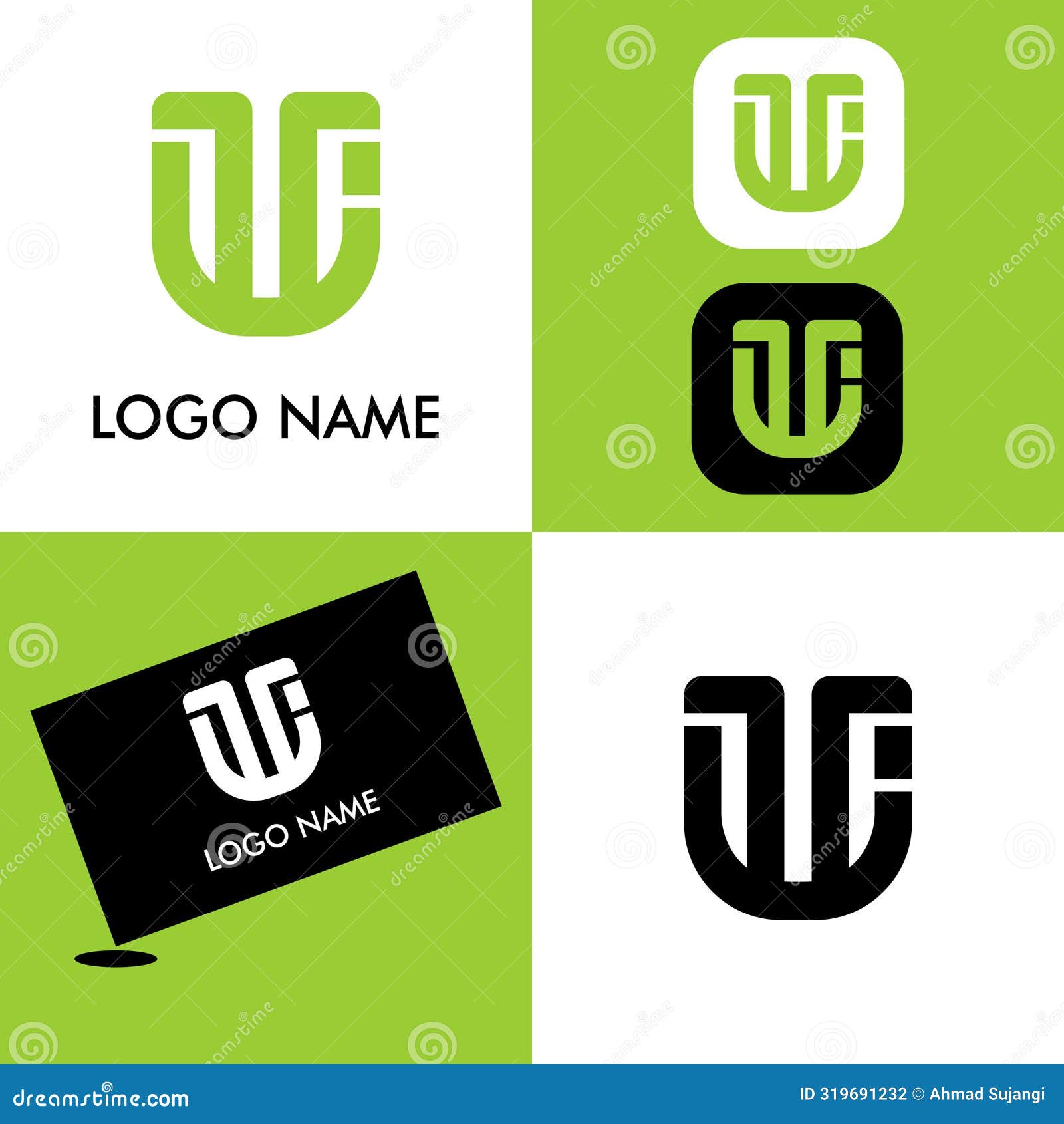 Unique Logo Vector for Your Identity, Company and Business Stock Vector ...