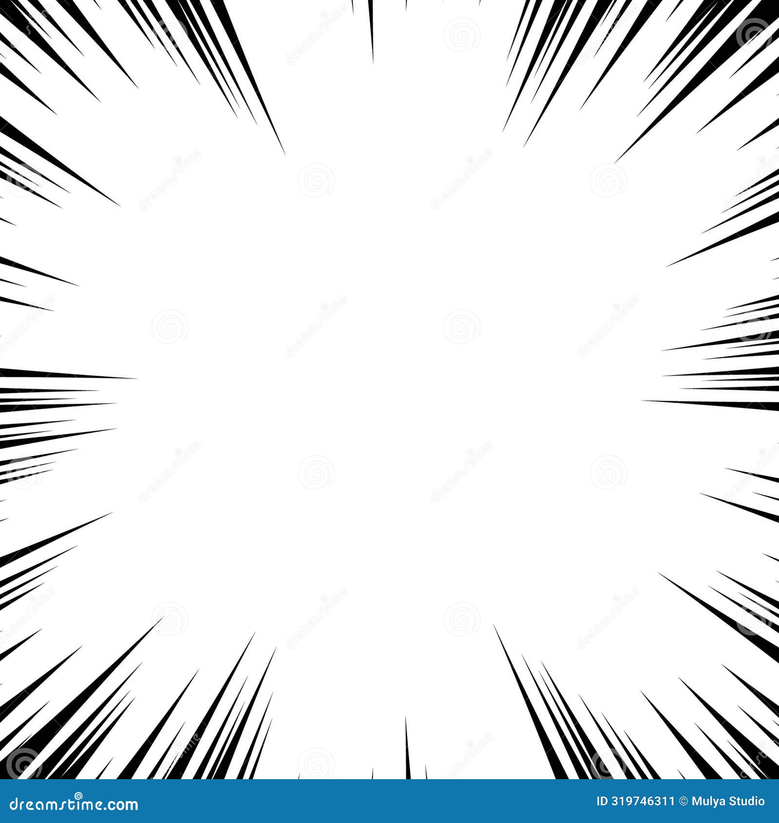 Cartoon Comic Style Background Manga Anime Set Vector Image Stock ...