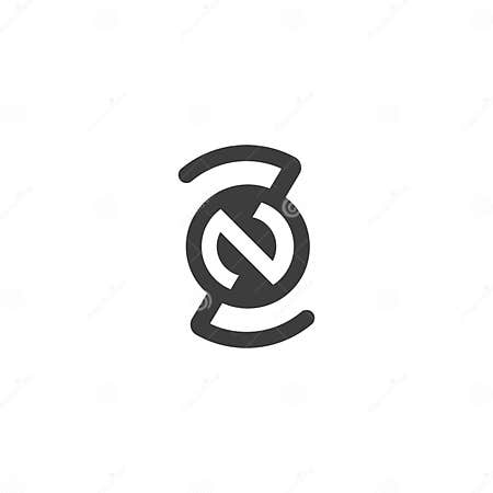 Alphabet Initials Logo ZN, NZ, Z and N Stock Vector - Illustration of ...