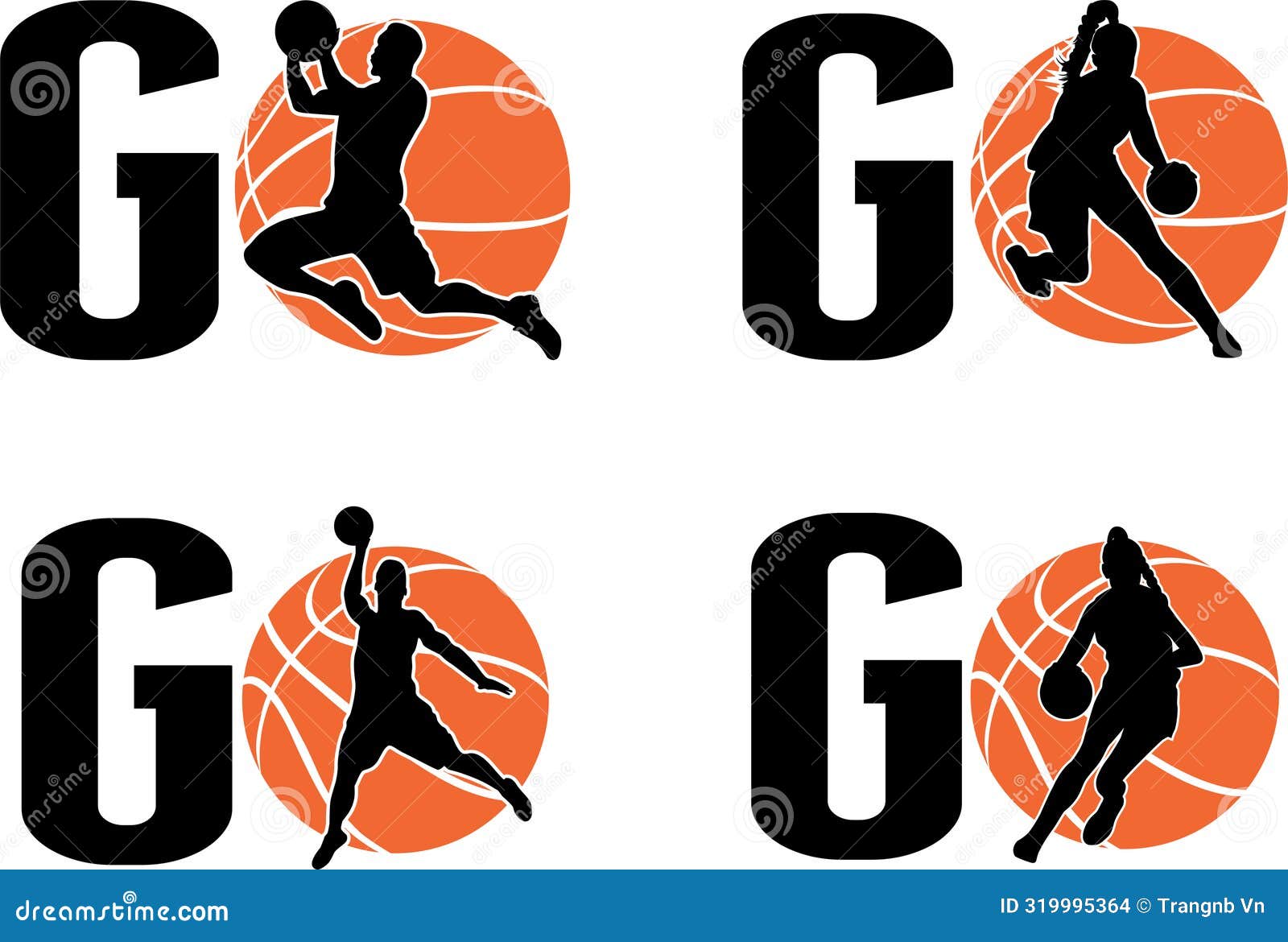 Go Basketball Players, Basketball Clipart, Basketball Cut Files, Sports ...