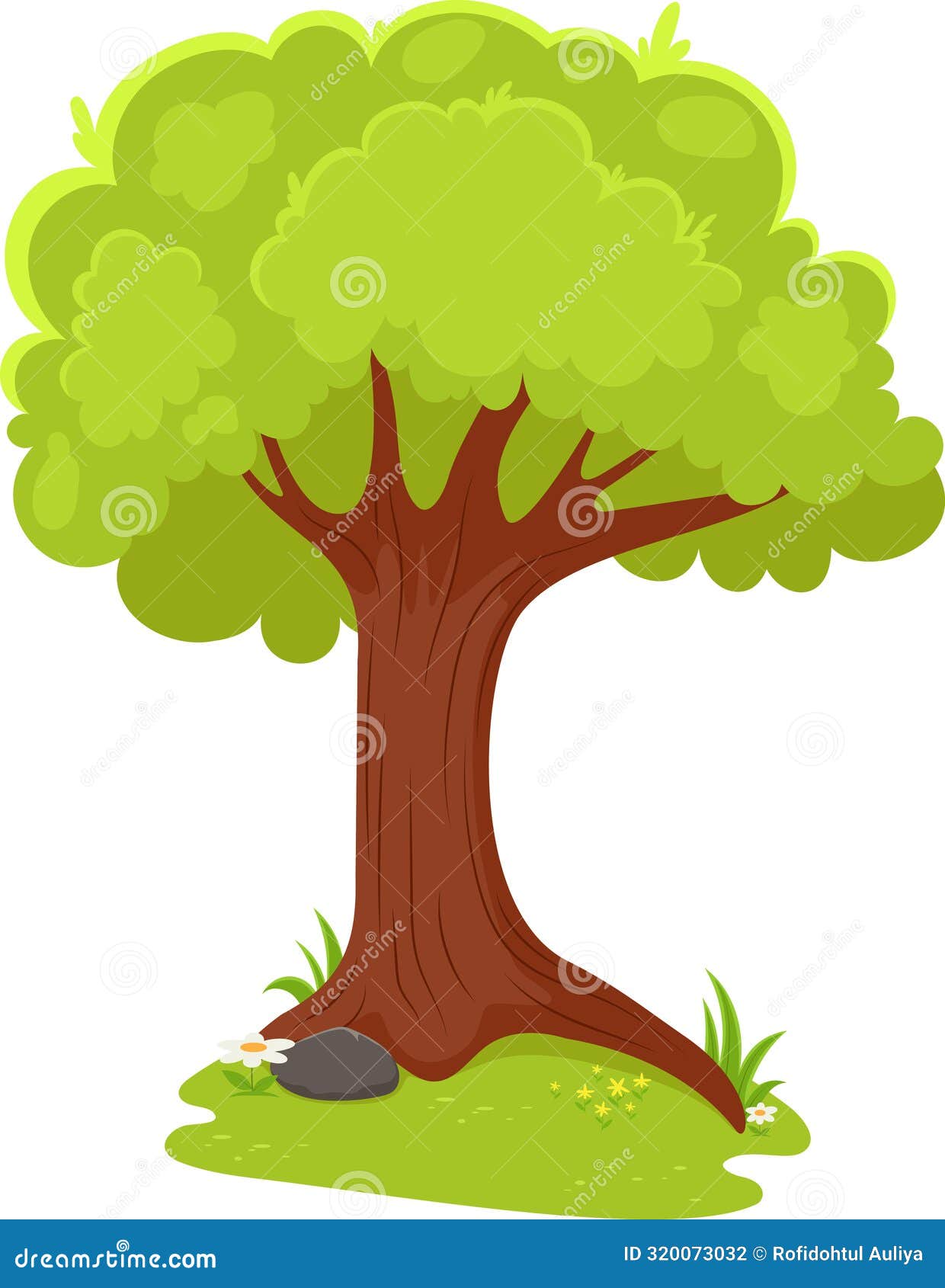 Tree, Simple and Nature Design Element Stock Vector - Illustration of ...