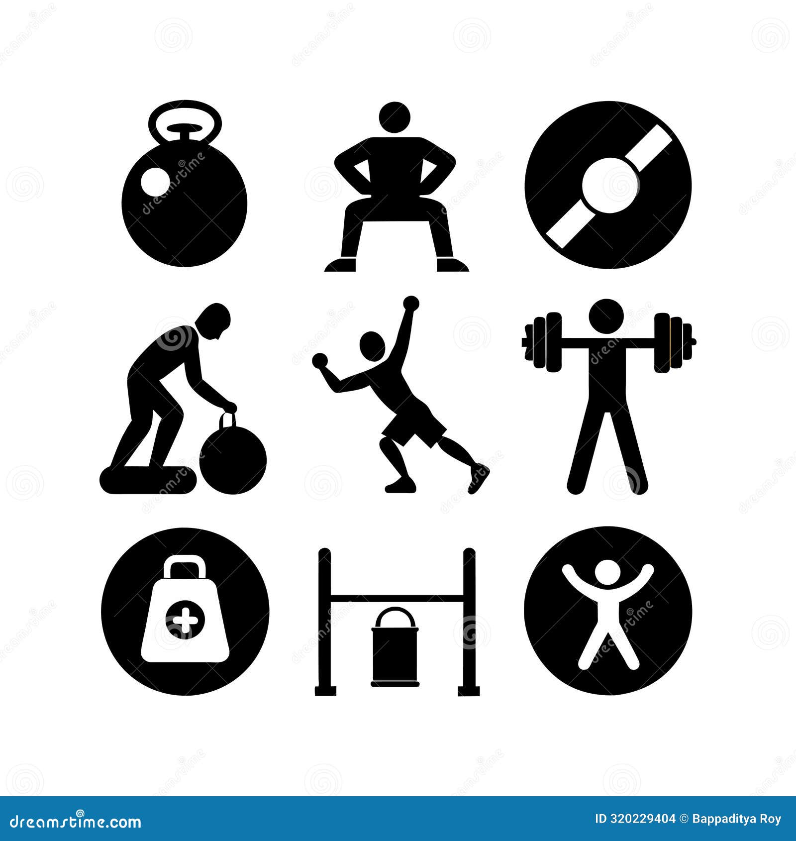 Weight Loss Flat Design Icon Set Stock Vector - Illustration of loss ...