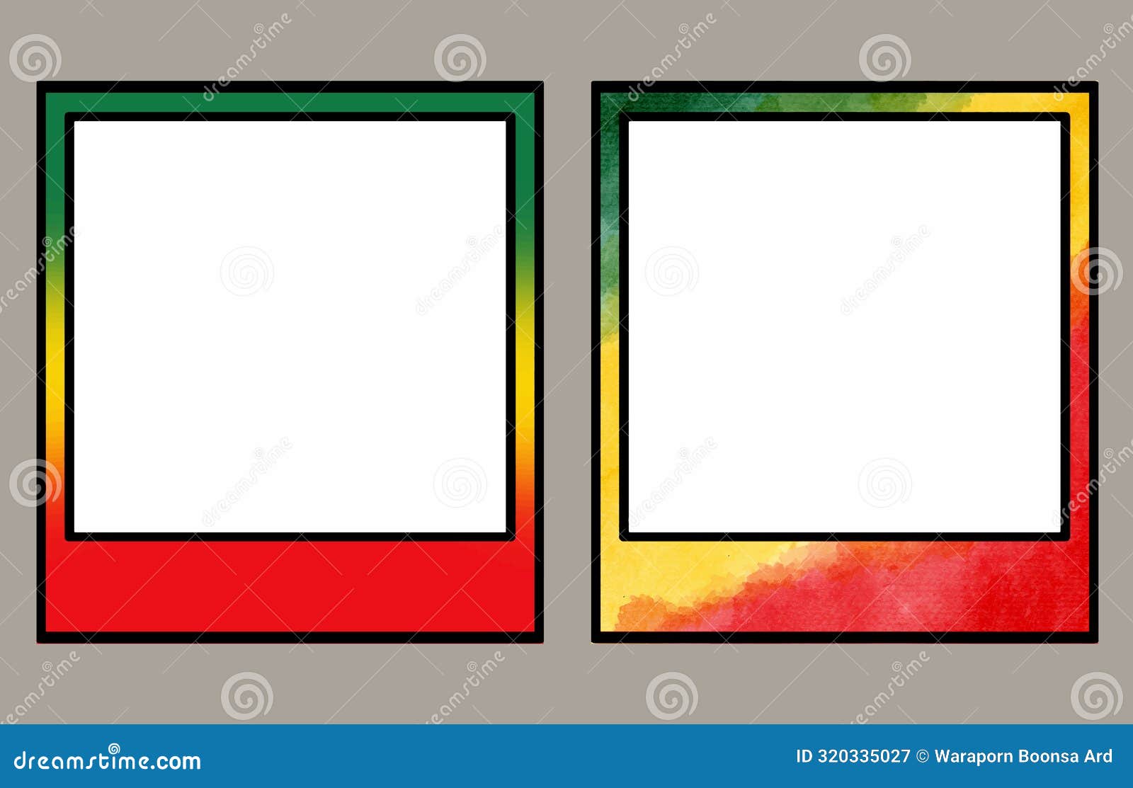 Polaroid Photo Frame for Juneteenth Celebration Stock Vector ...