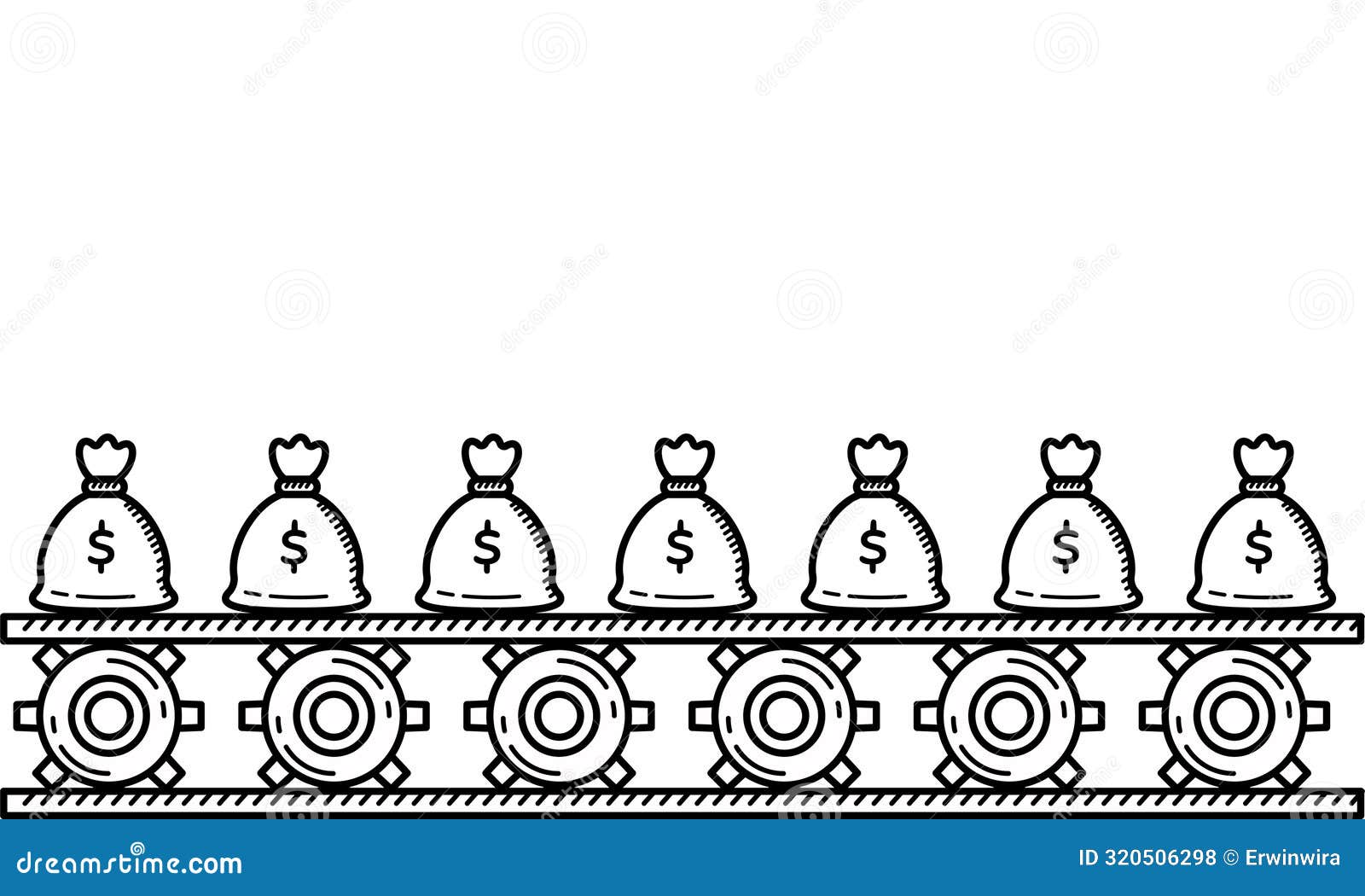 Whiteboard Vector Graphic about a Money Machine. Stock Vector ...