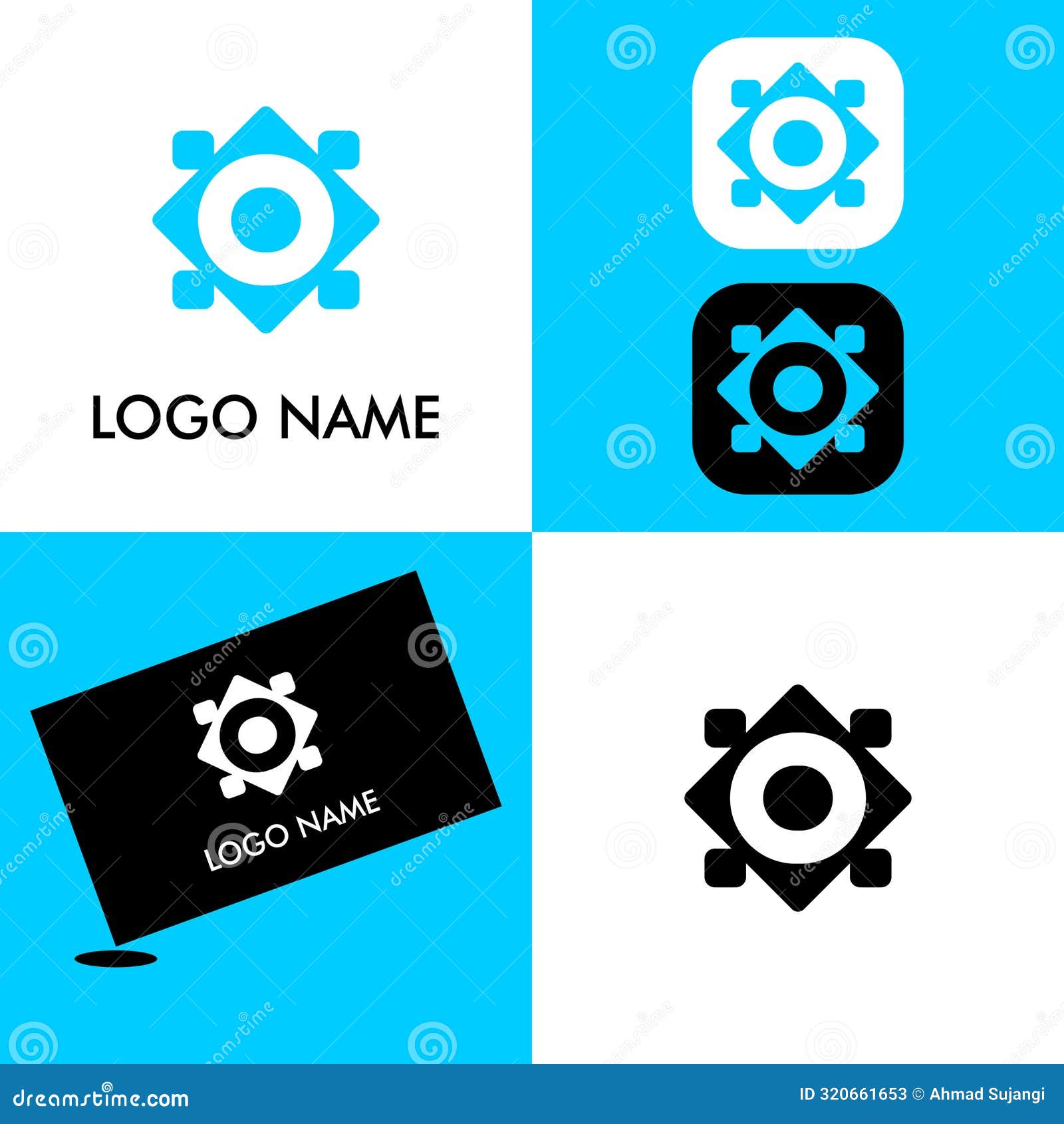 Simple Abstract Vector Logo for Company Sign or Other Stock Vector ...