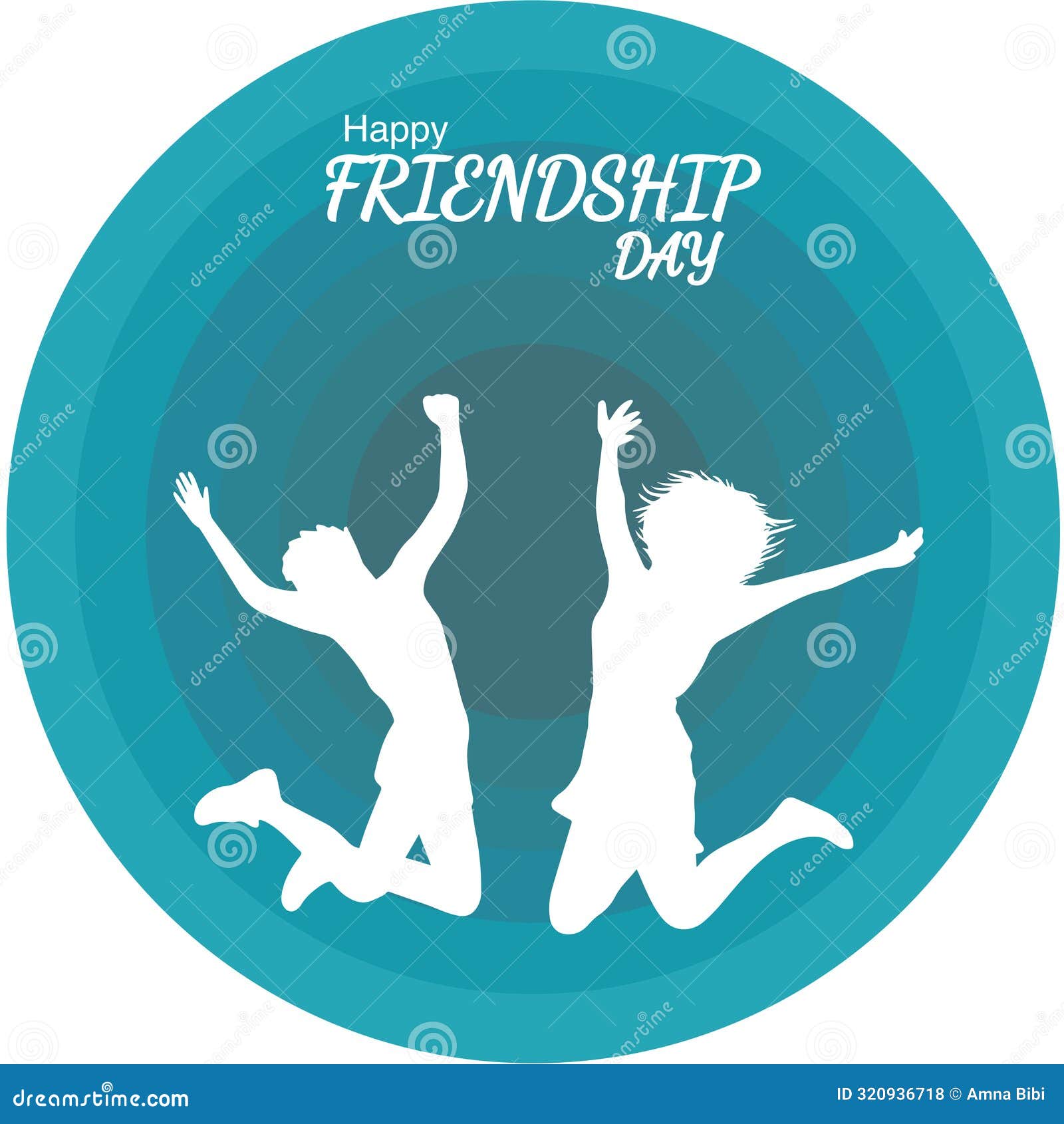 Happy Friendship Day. Creative Friendship Day Post Design for Social ...