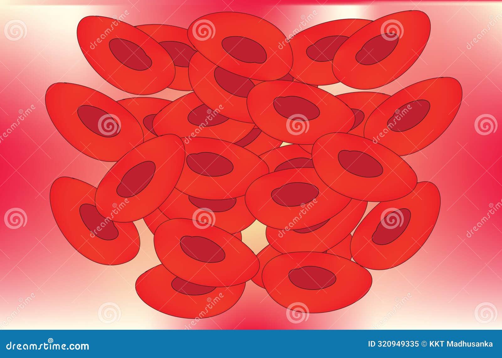 Blood Clot of Red Blood Cell Stock Vector - Illustration of blood ...