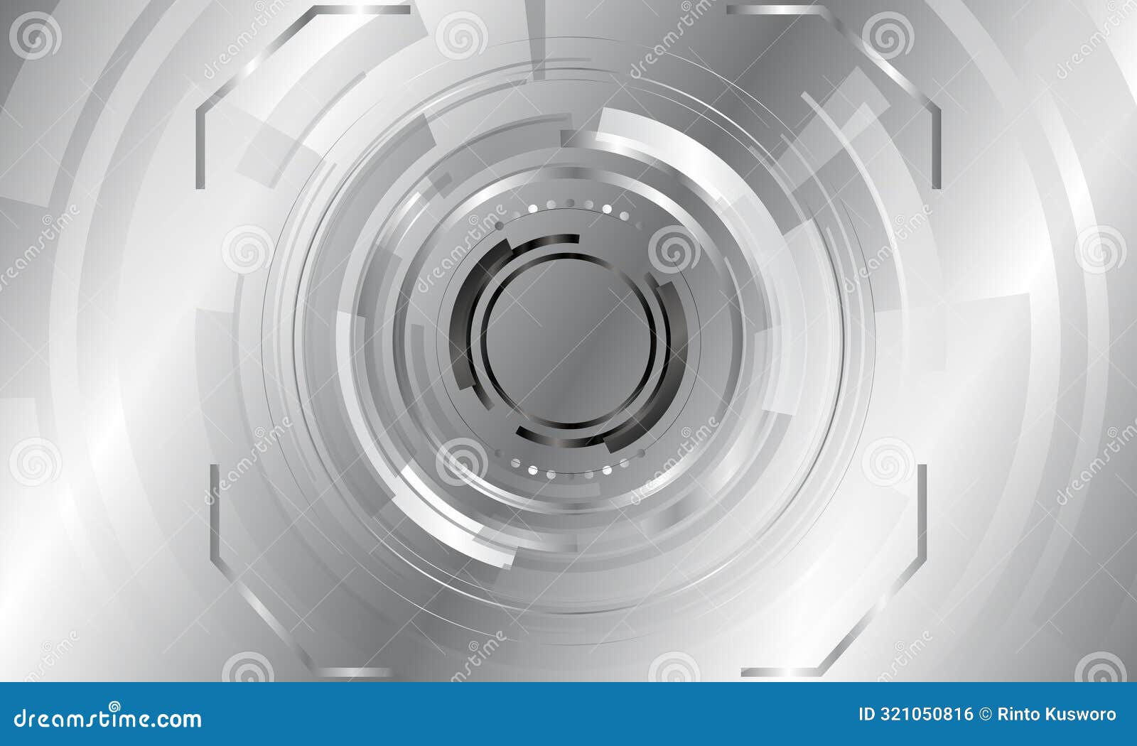 Elegant Metallic Background with Silver. Technology Design. Silver ...