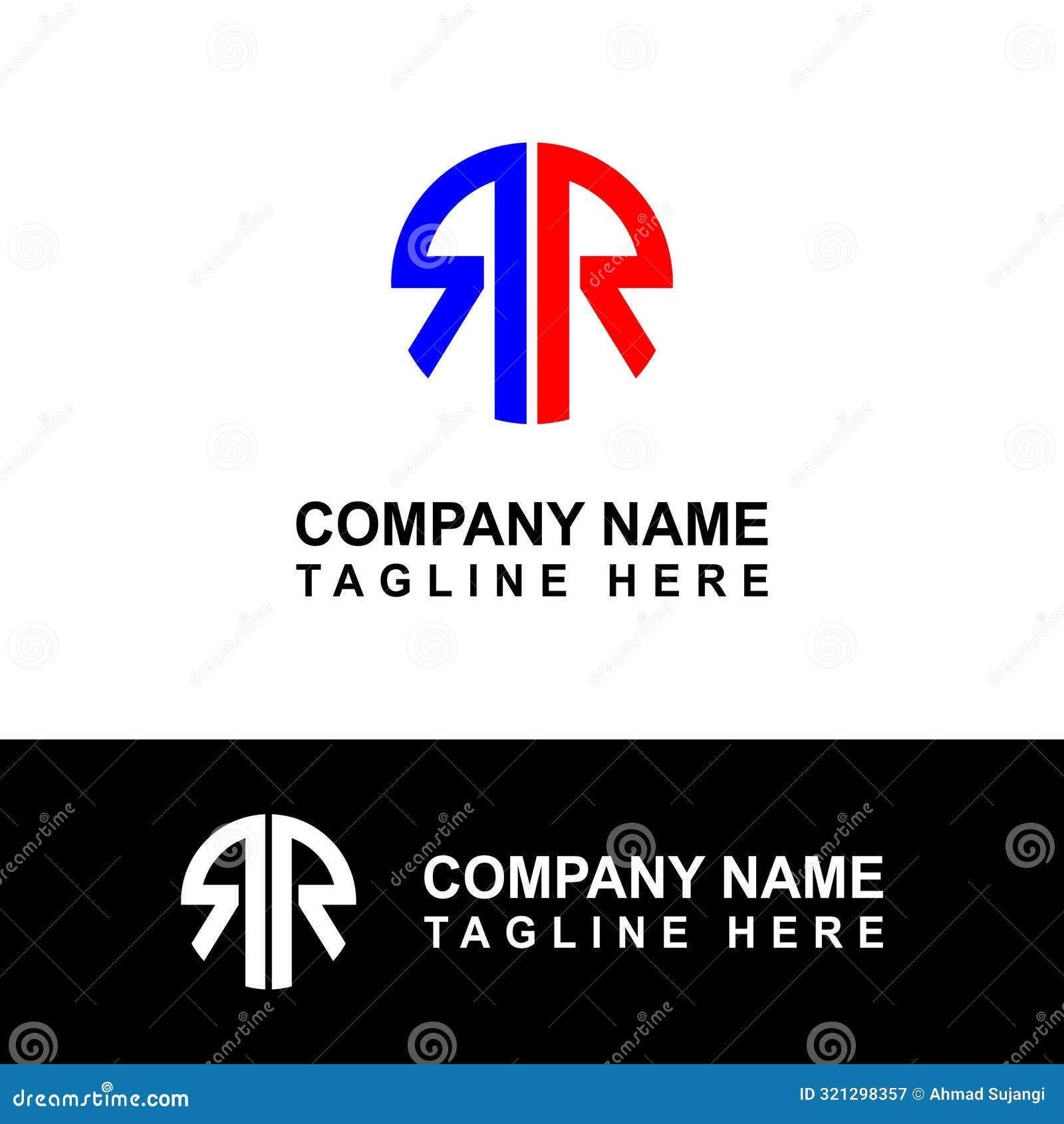 Nice Logo Design Template with Circle Concept Stock Vector ...