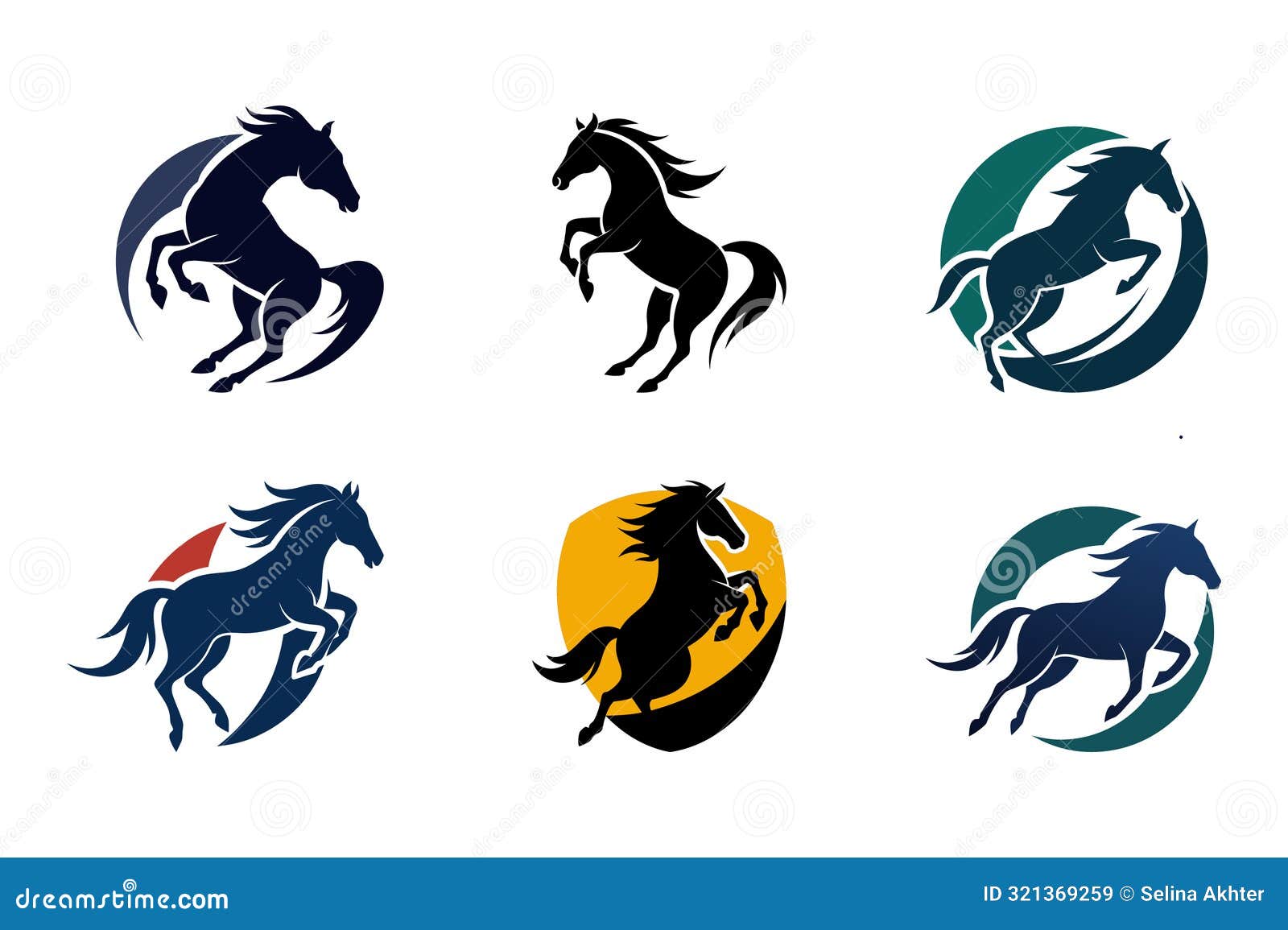 Jumping Horse Logo Jumping Horse Logo Graphic