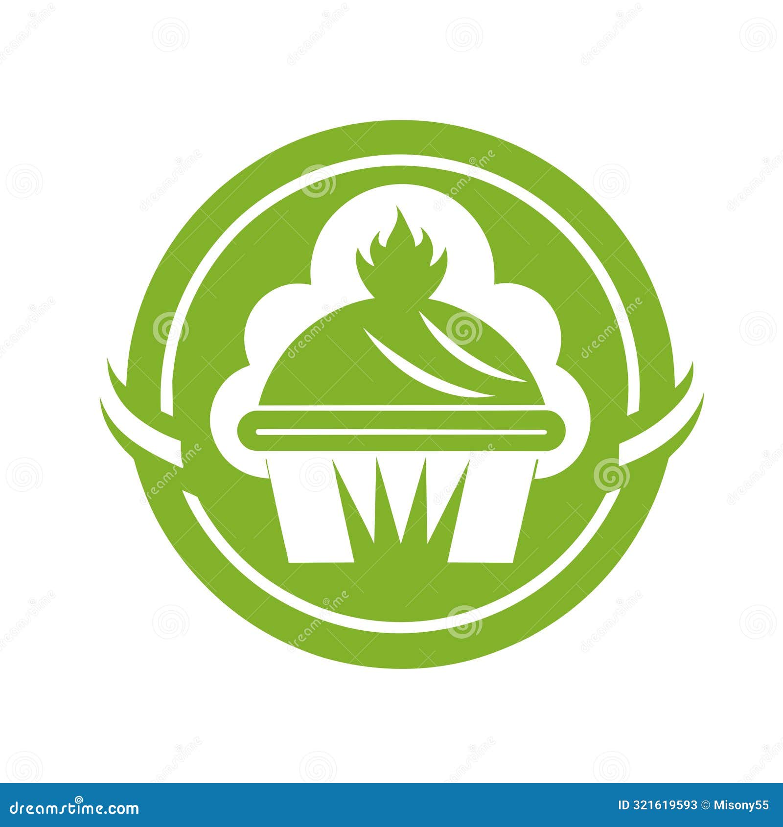Food Minimalist Logo Icon Design Stock Illustration - Illustration of ...