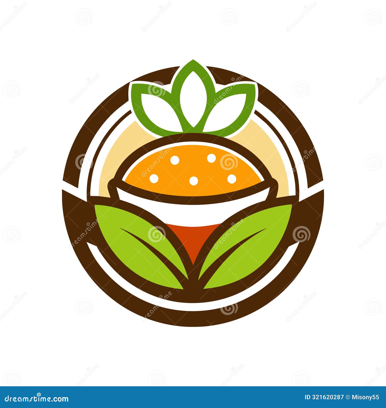 Food Minimalist Logo Icon Design Stock Illustration - Illustration of ...