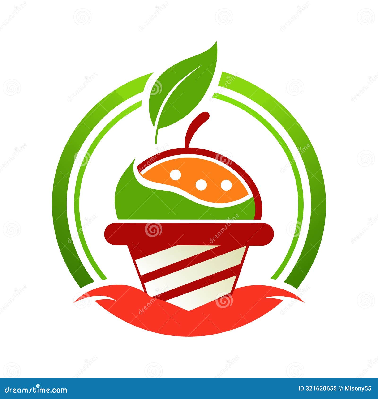 Food Minimalist Logo Icon Design Stock Illustration - Illustration of ...