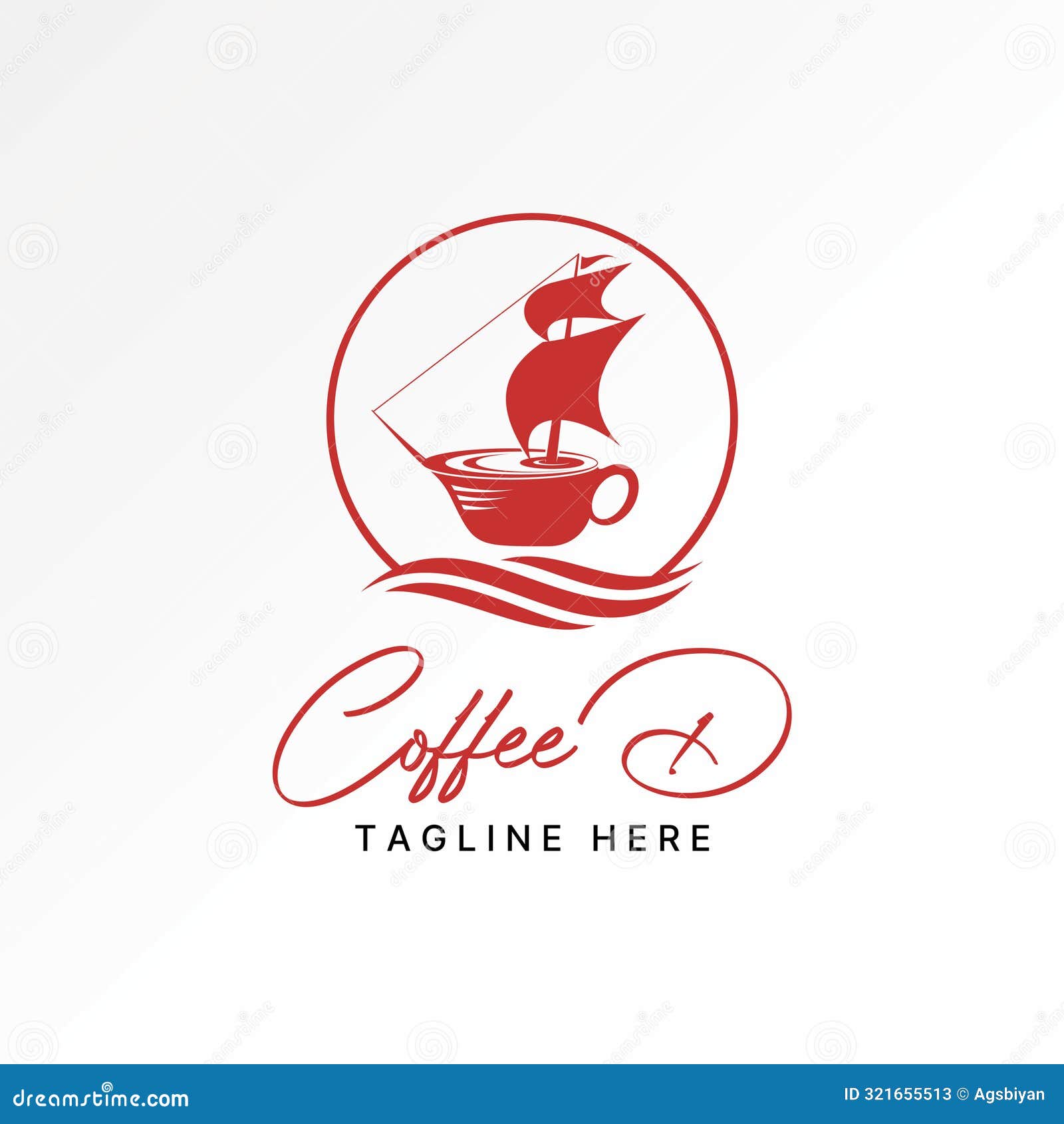 Drink Cup Coffee Shop Sailboat Waves Beach Surf. Related Business Cafe ...