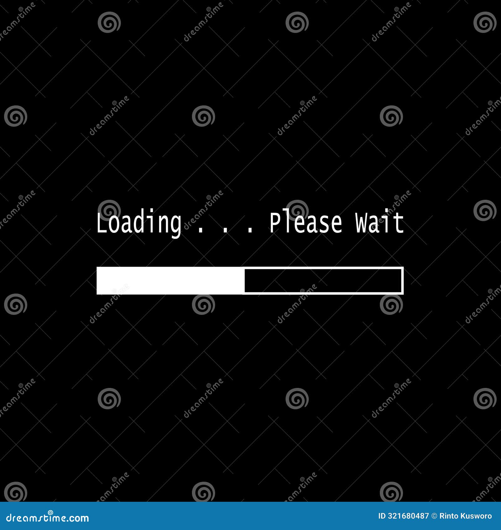 Loading Bar. Downloading and Uploading. Sticker Sign Stock Vector ...