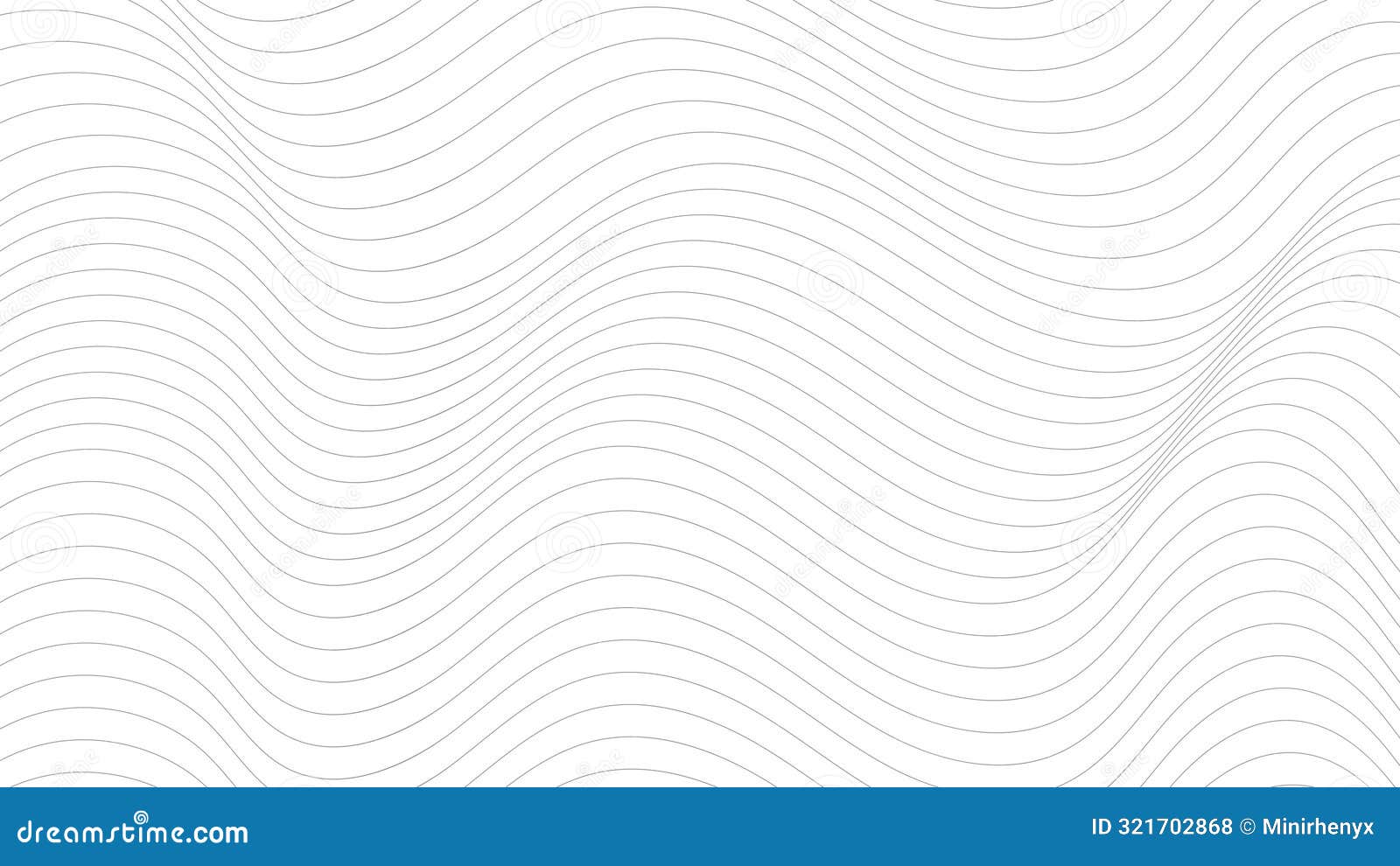 Abstract Wavy Contour Line on White Background in 4k Resolution Stock ...