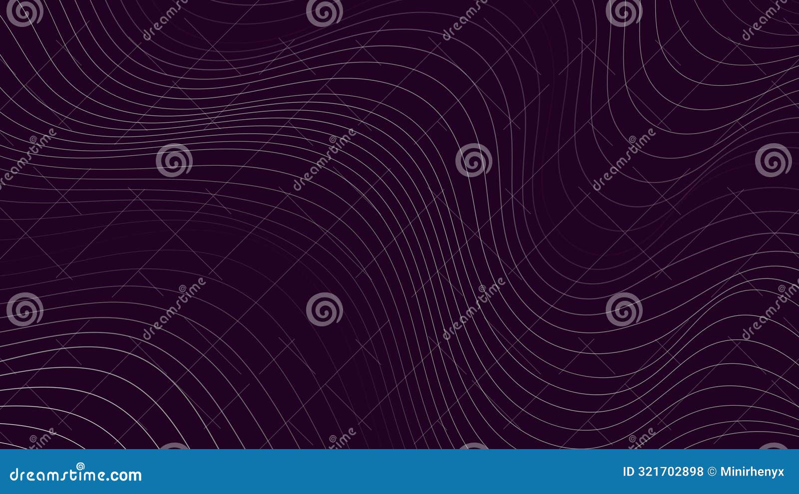 Abstract Wavy Contour Line on Purple Background in 4k Resolution Stock ...