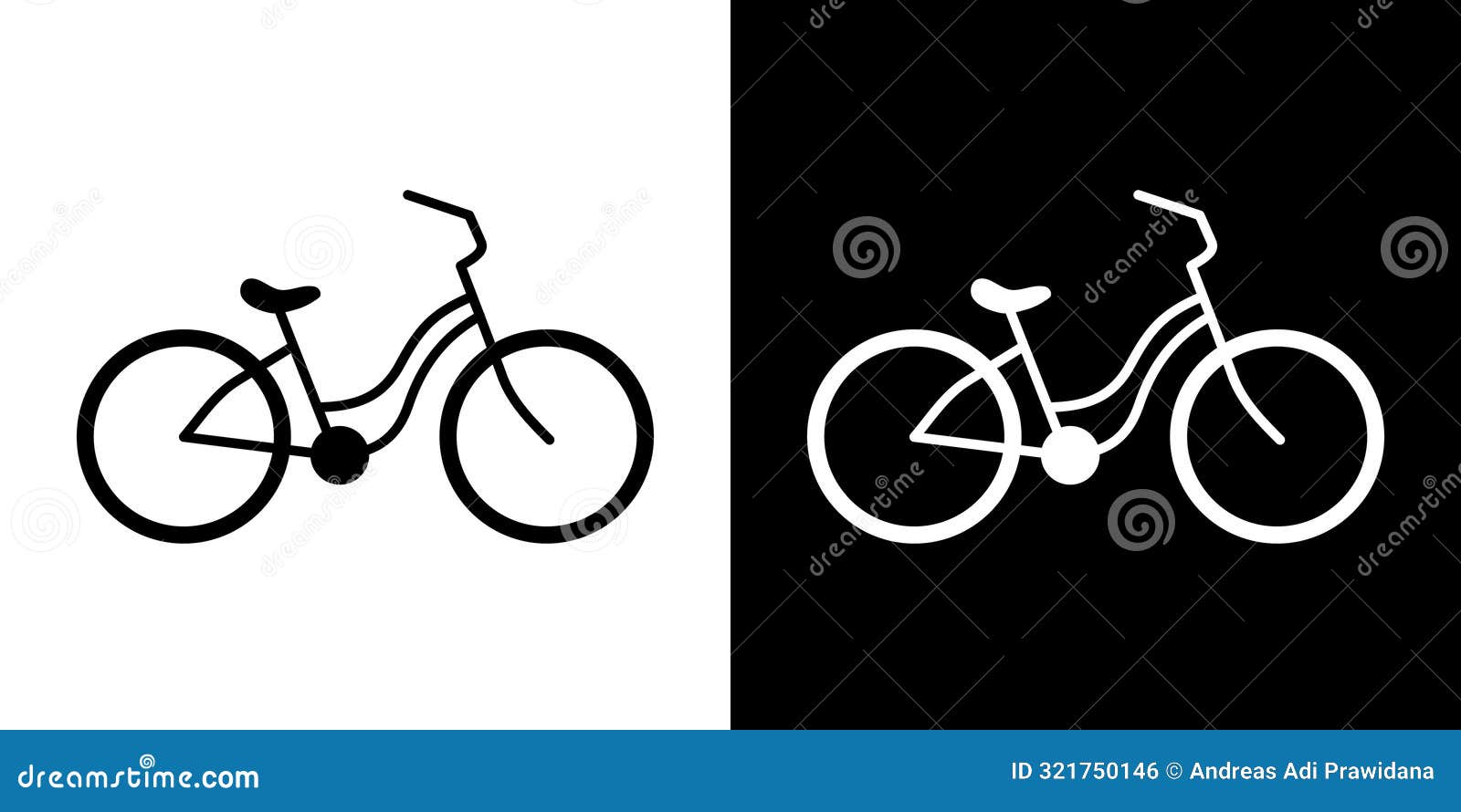 Bike Icon Bicycle Simple Graphic. Minimal Bicycle Symbol Line Outline ...