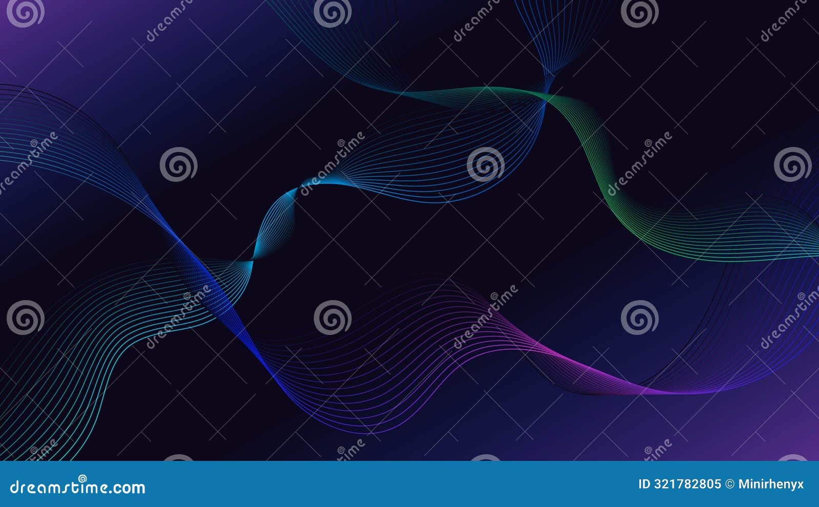 Futuristic Abstract Neon Waves Background in 4K Resolution Stock ...