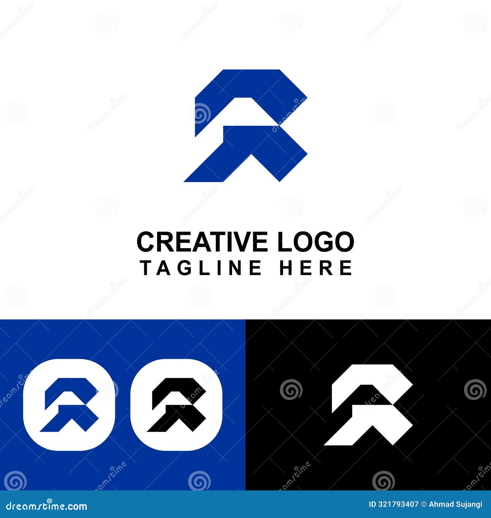 Stunning Logo Symbol with R Letter Concept for Business Sign Stock ...