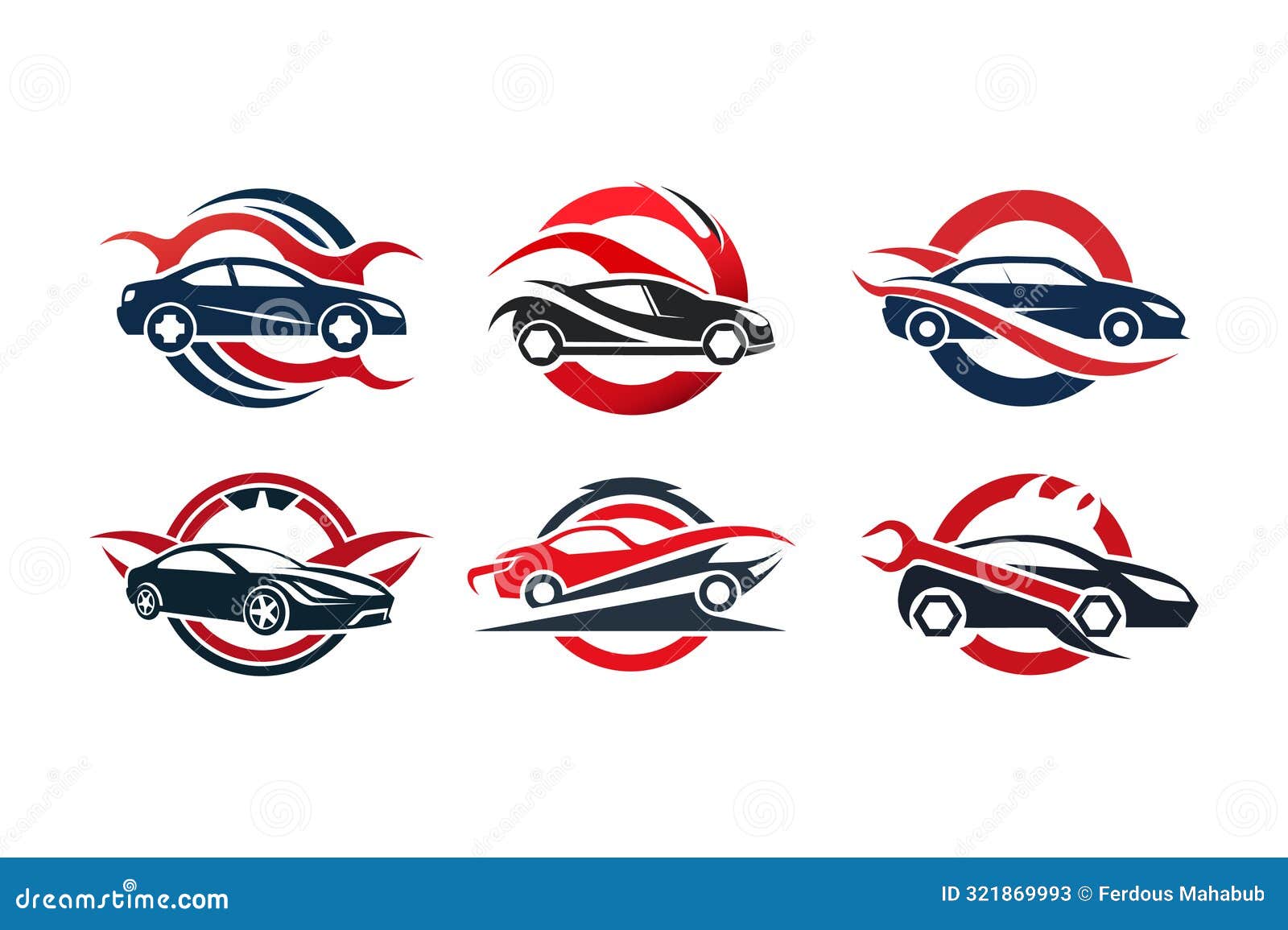 Sets of Car Logo Icons Vector Art Stock Vector - Illustration of ...