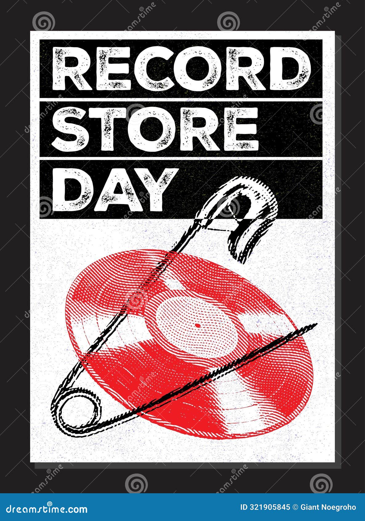 Record Store Day Poster and Flyer Template Stock Vector - Illustration ...