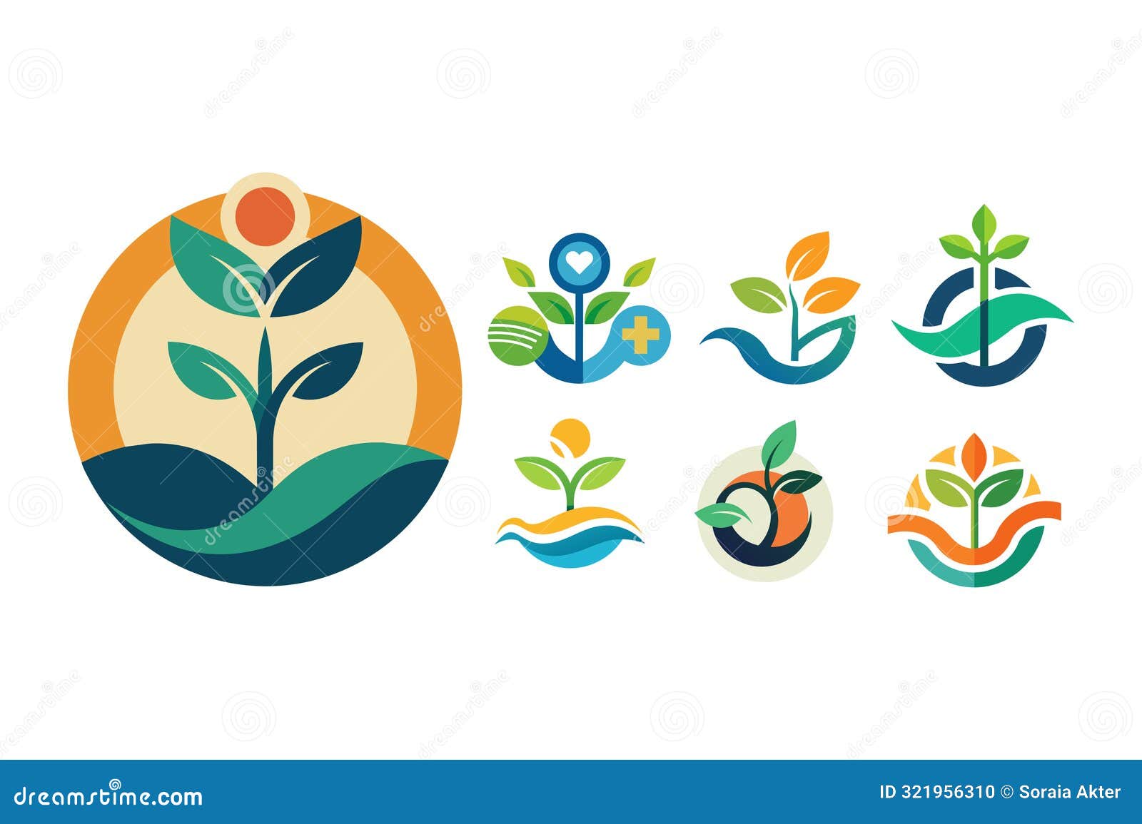 Meaning of Life Natural, Logo, Health, Sun, Leaf, Botany, Ecology ...