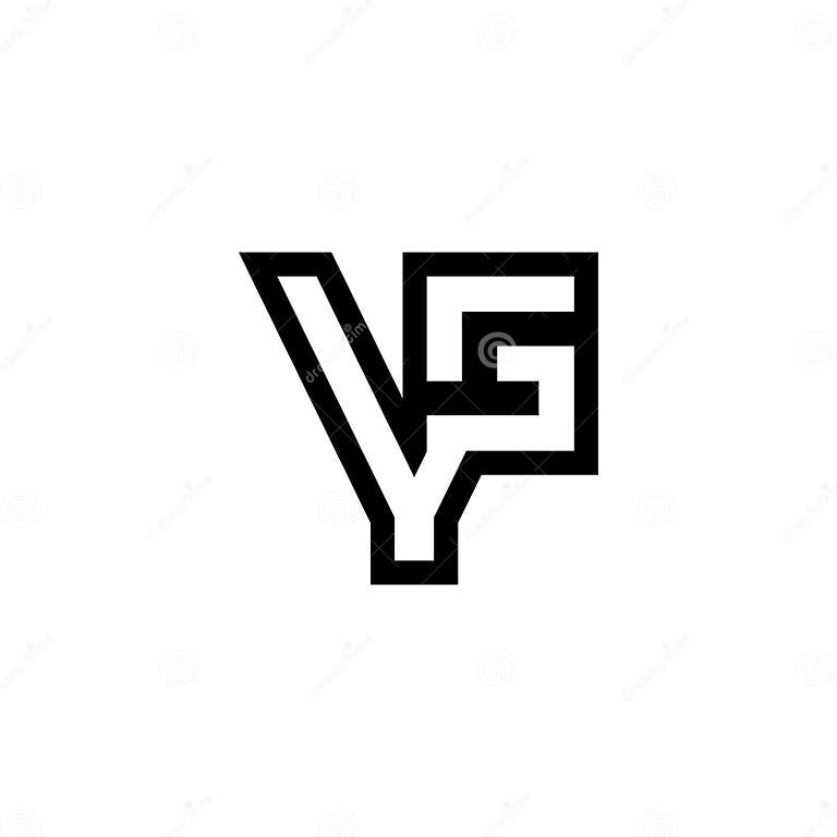 Alphabet Initials Logo YG, YG, G and Y Stock Vector - Illustration of ...