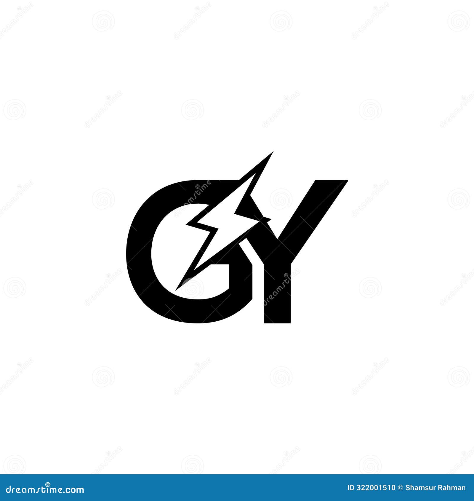 Alphabet Initials Logo YG, YG, G and Y Stock Vector - Illustration of ...