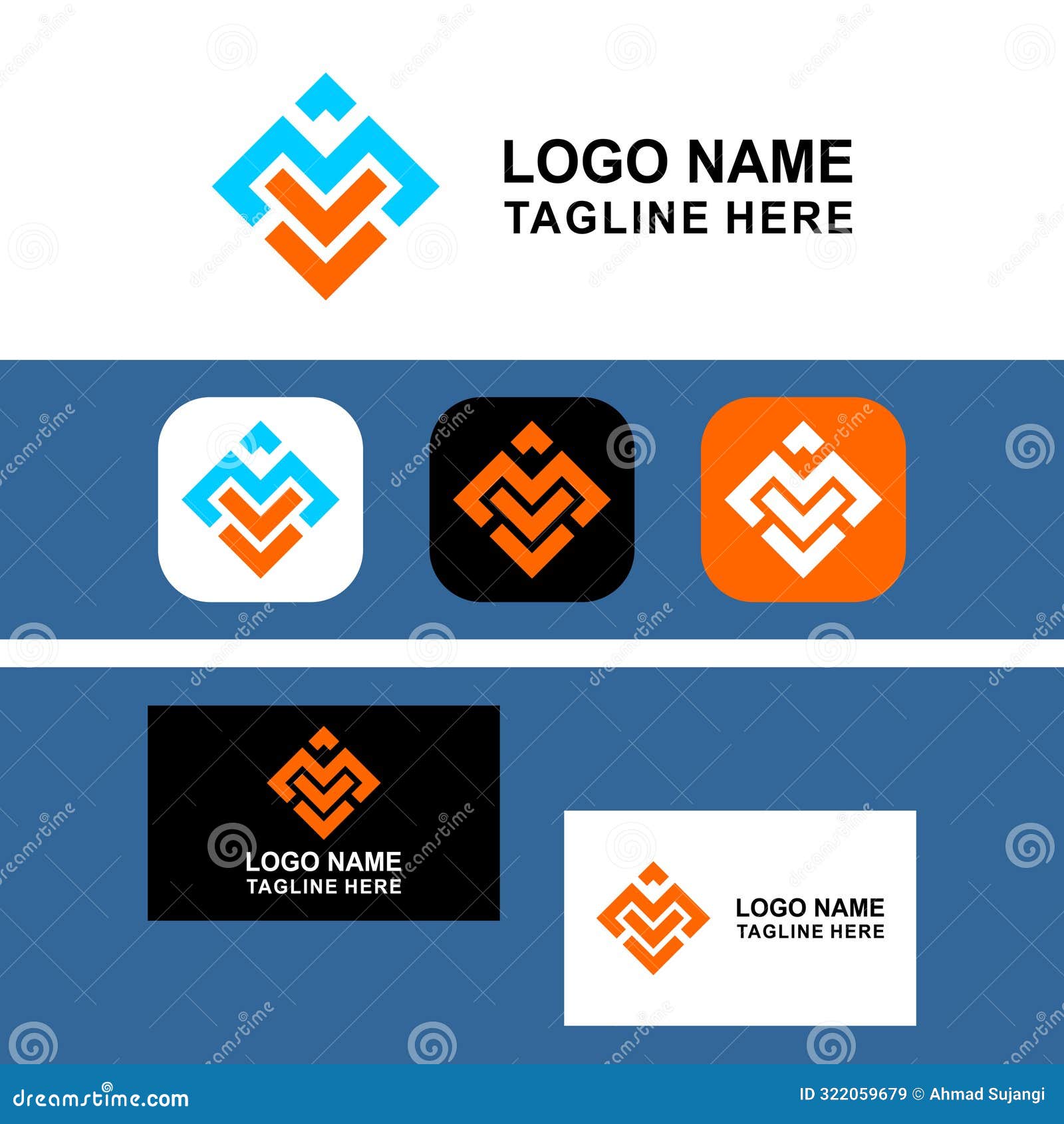 Creative Abstract Logo for the Business You are Managing Stock Vector ...