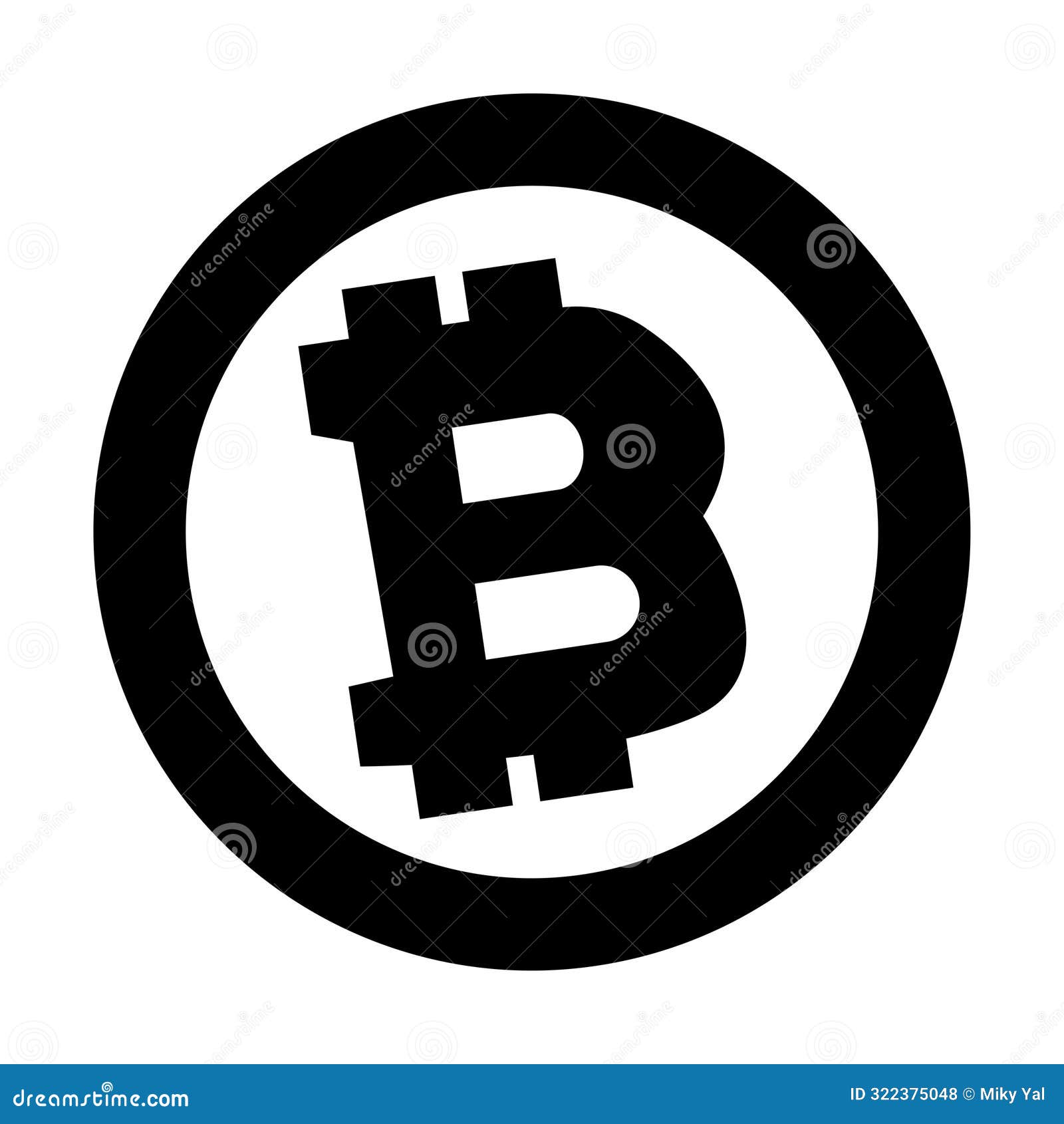 Bitcoin Icon. Flat Design Vector Bitcoin Icons, Signs of Modern ...