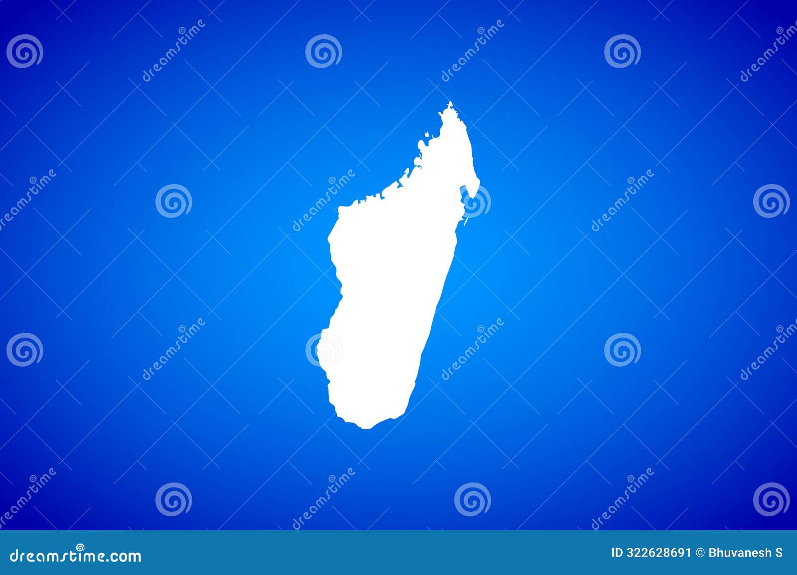White Map Isolated on Blue Background Design Concept of Country ...