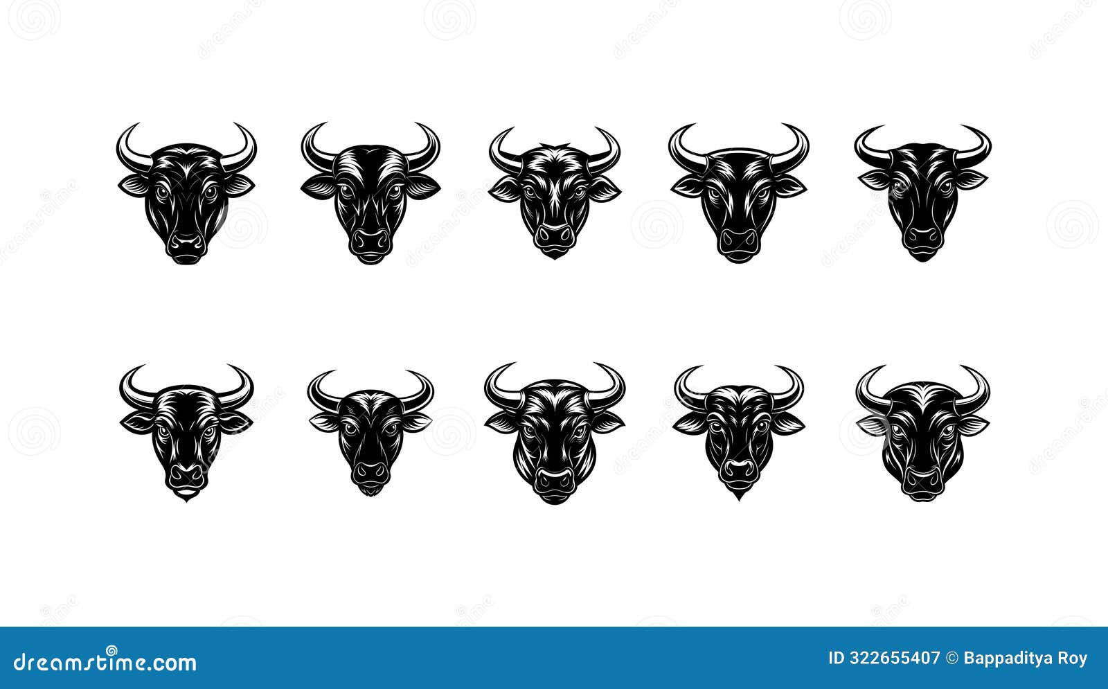 Bull Illustrations And Silhouettes. Vector Emblems, Labels And Badges ...
