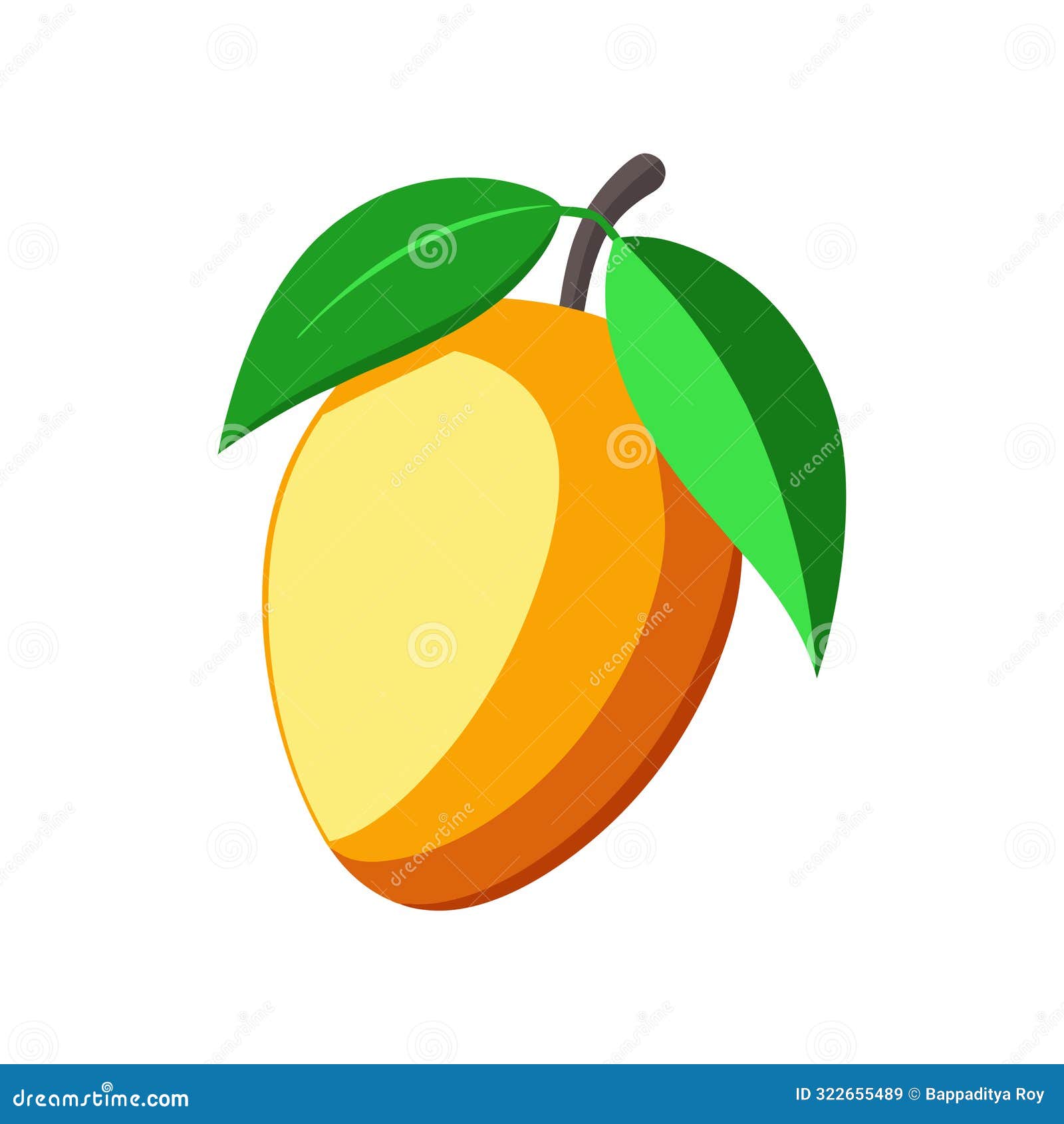 Mango Vector Graphics for Use in Web Design Stock Vector - Illustration ...