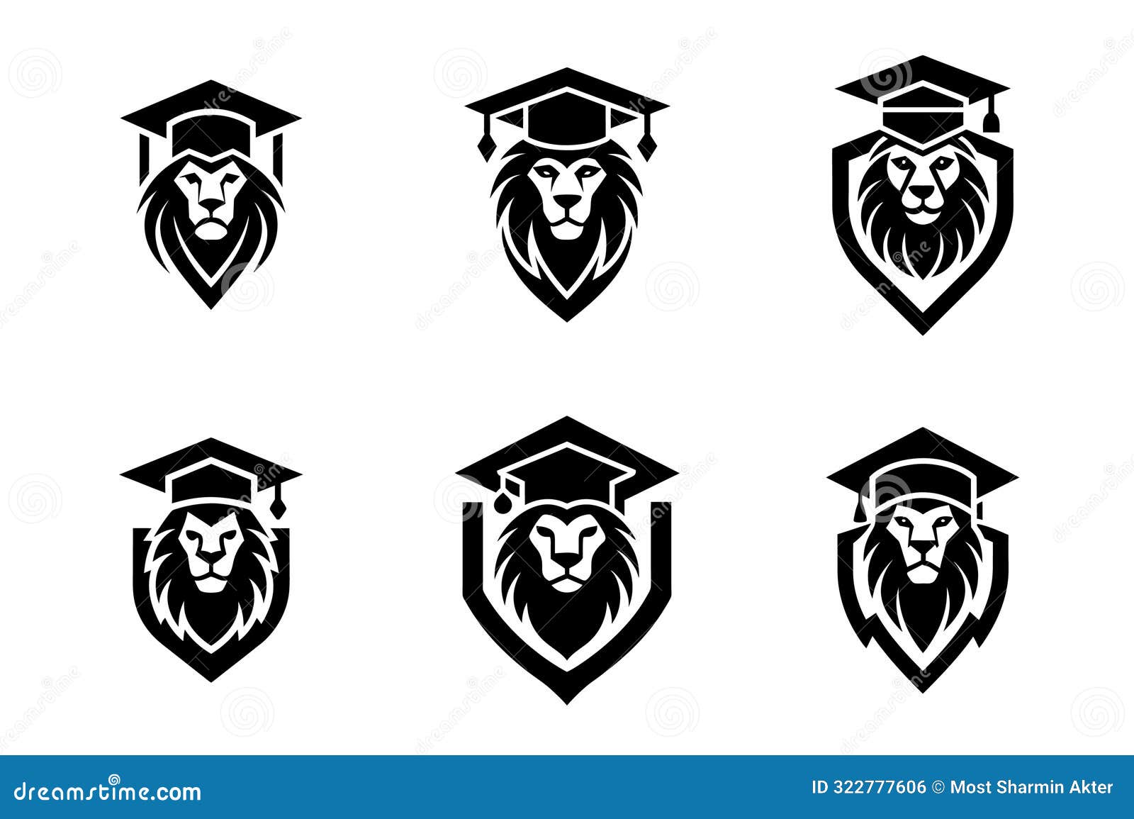 Minimalist Education Logo Vector Art Illustration. | CartoonDealer.com ...