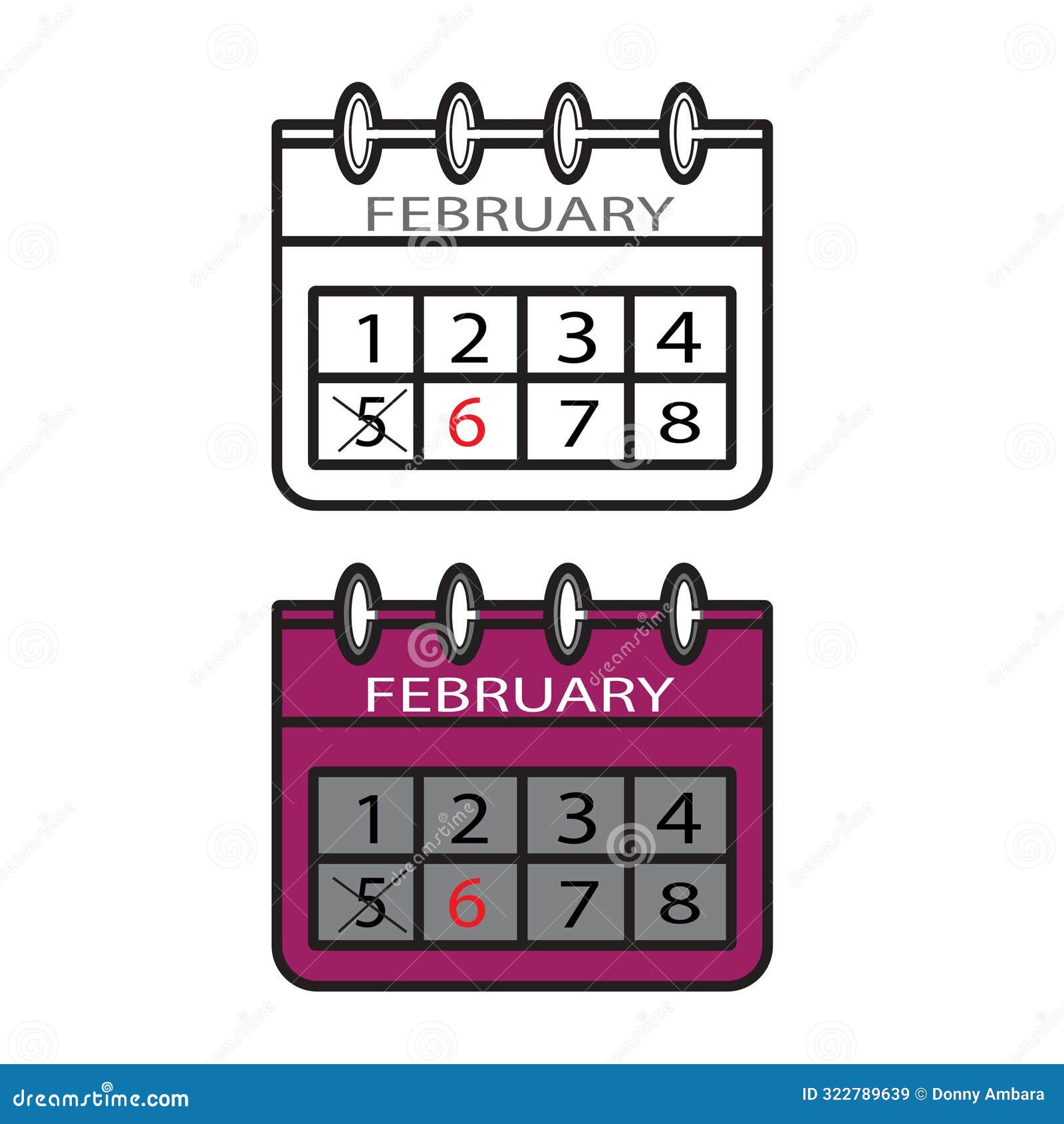 Date calendar vector icon stock vector. Illustration of flat - 322789639