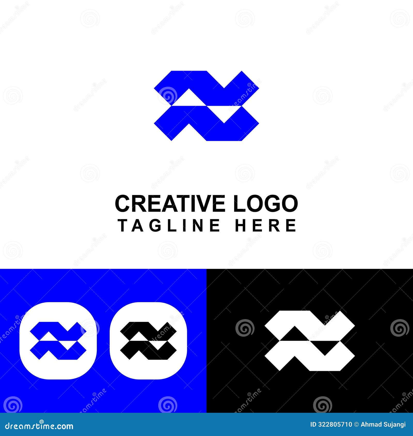 Amazing Monogram Logo Design for Business Symbol Stock Vector ...