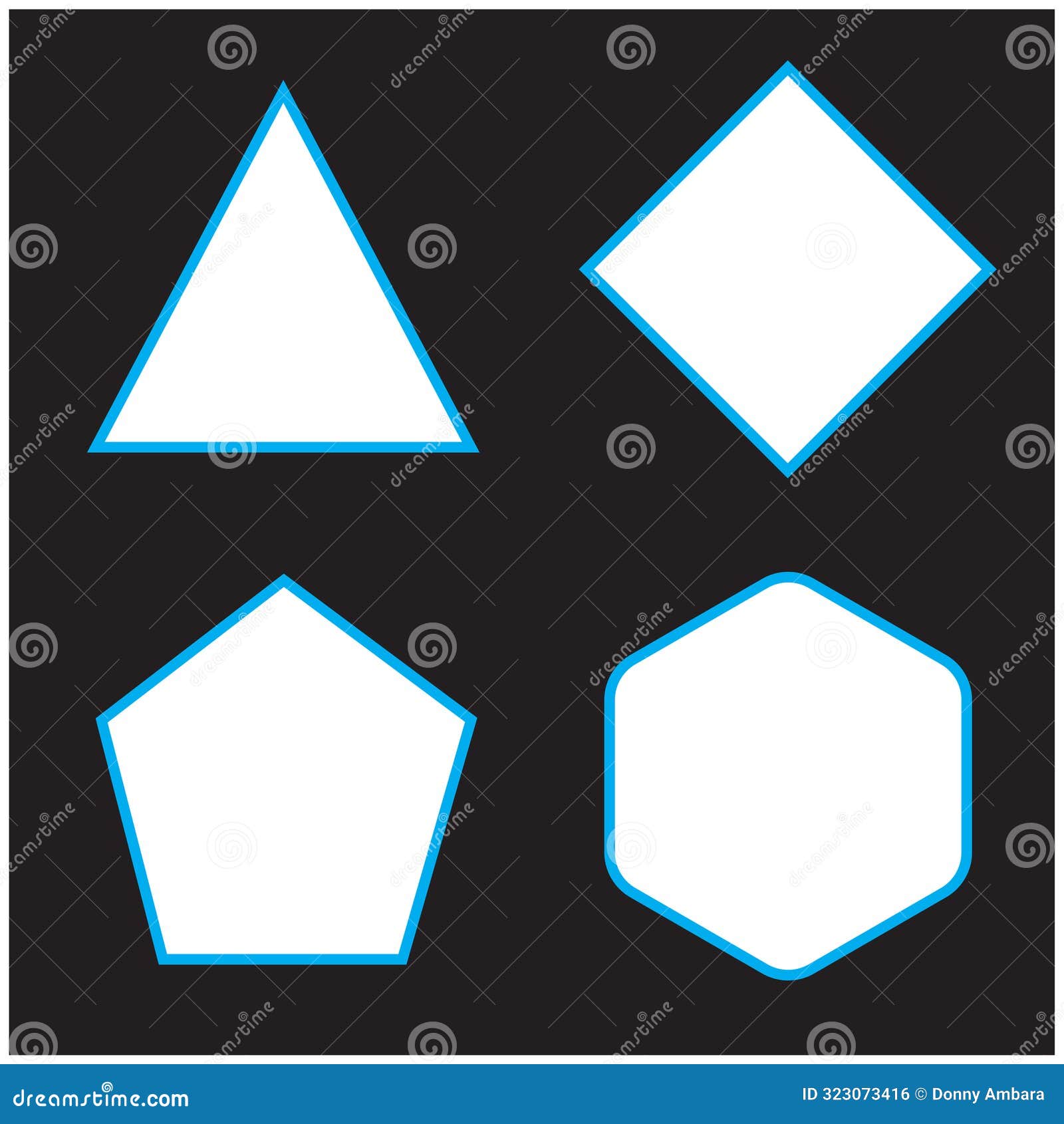 Various shapes stock vector. Illustration of geometric - 323073416