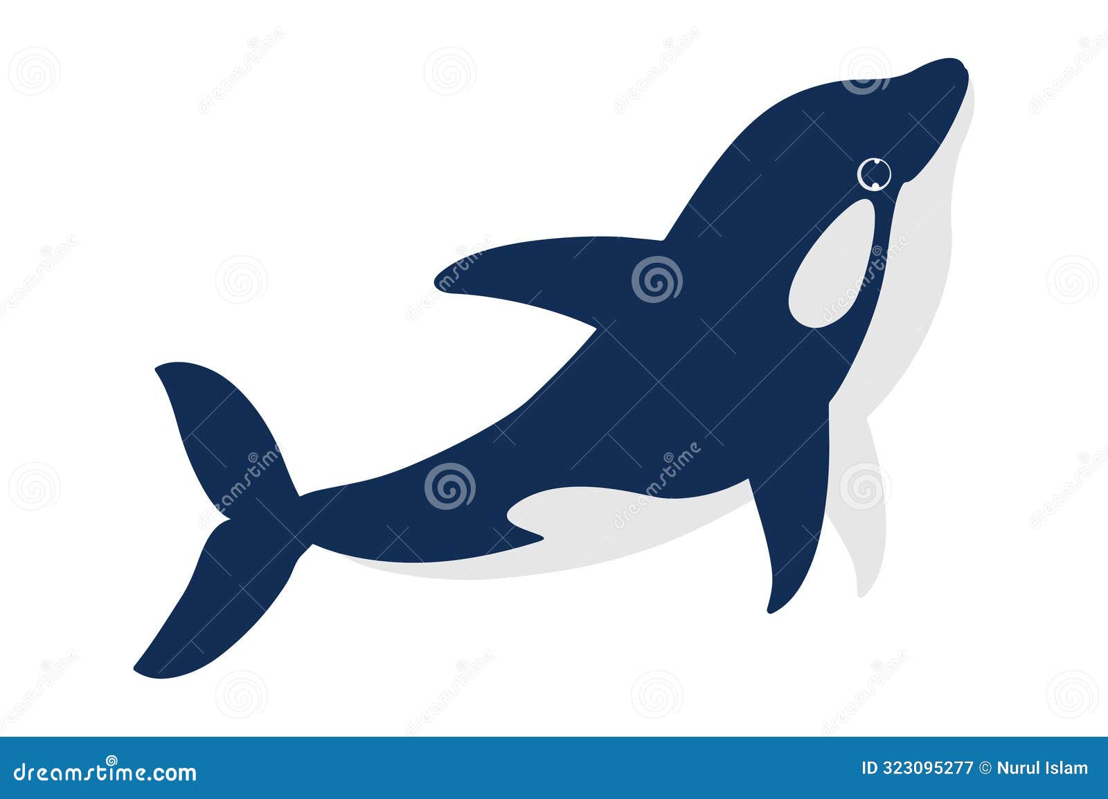 The Dolphin Fish Icon is a Vector Illustration. Stock Vector ...