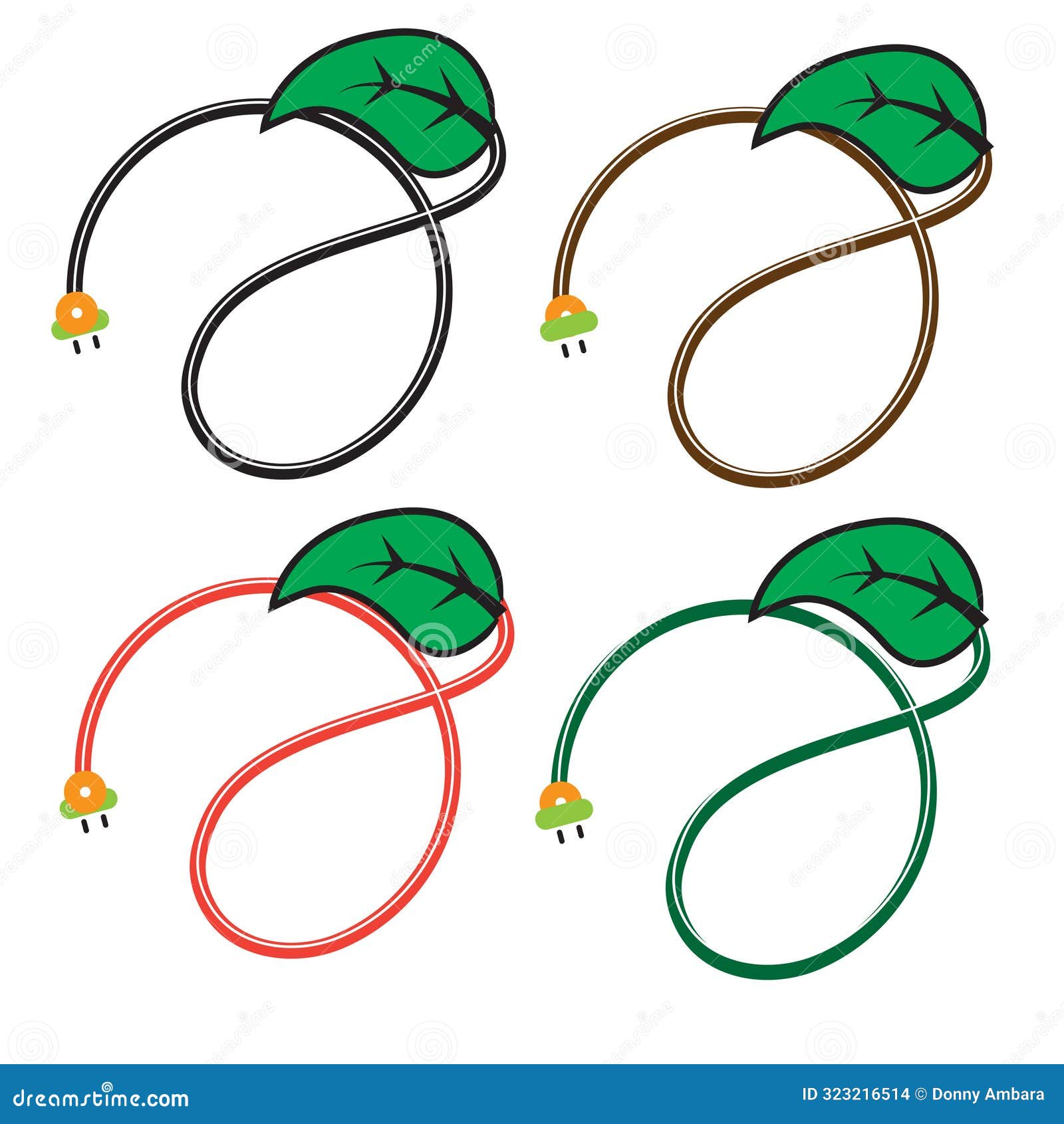 Leaf Nature Energy.Green Energy Icon Stock Vector - Illustration of ...