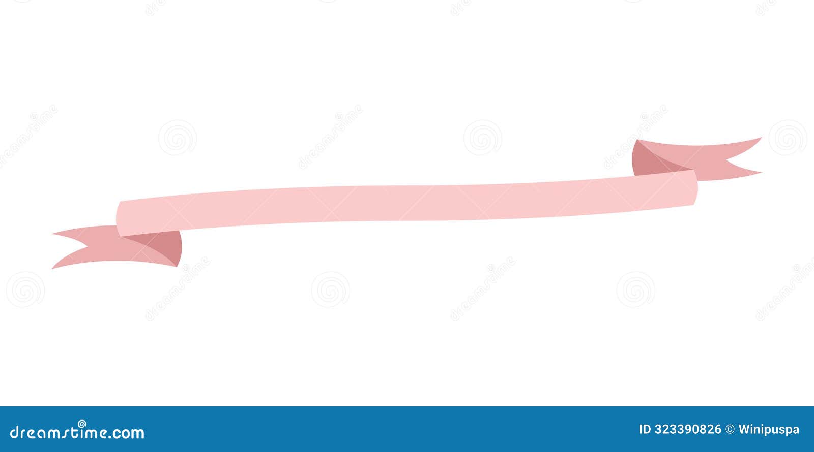 Ribbon Banner. Simple Ribbons Stock Vector - Illustration of collection ...