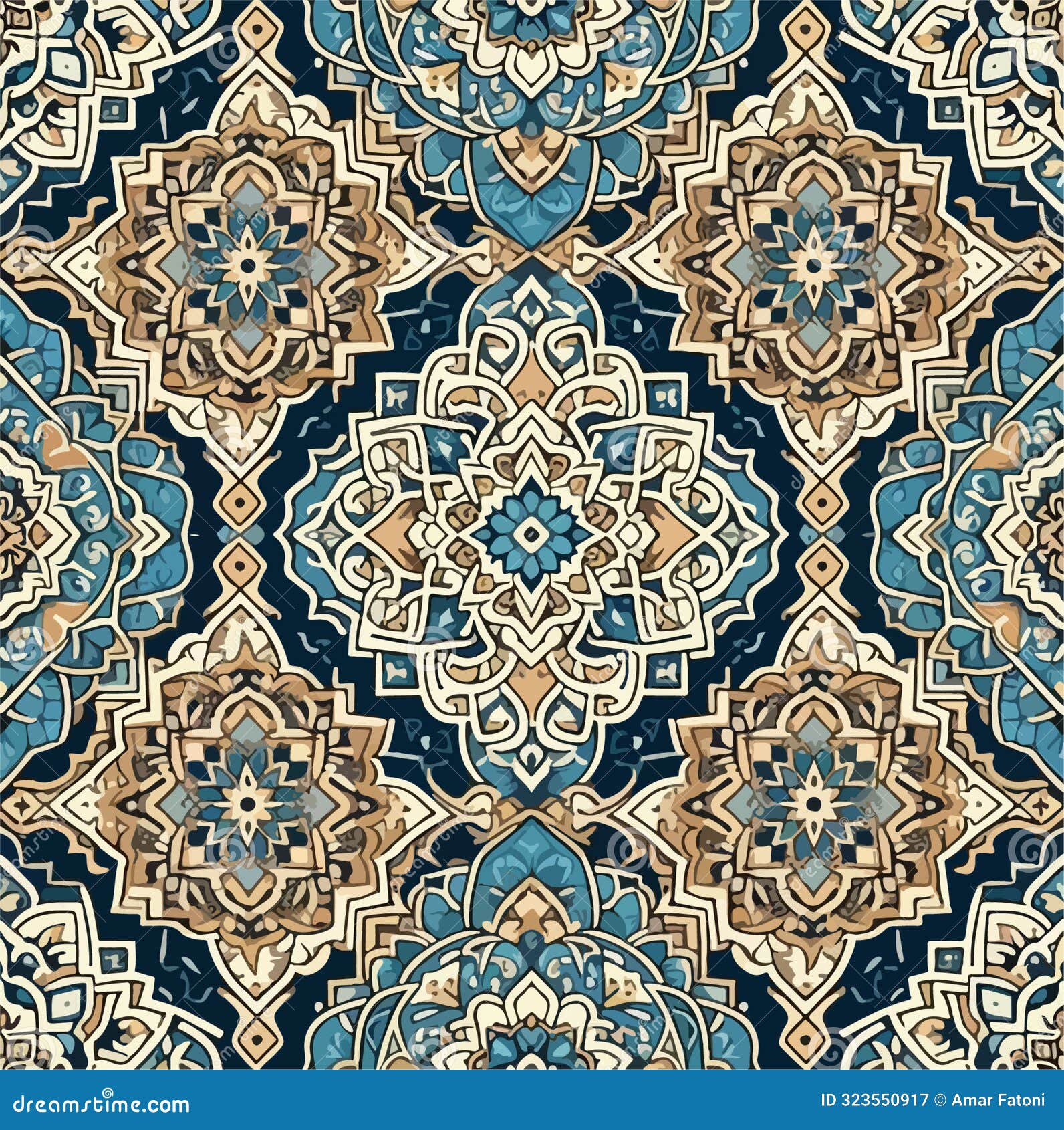 Simple Vector Islamic Pattern Stock Vector - Illustration of exquisite ...