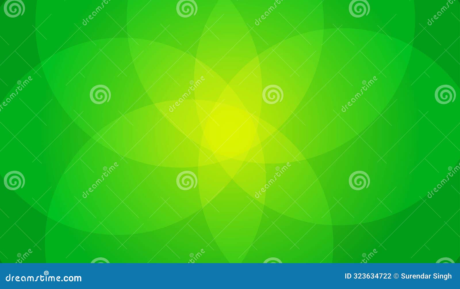 Abstract Green Geometric Background. Circle Effect, Abstract ...