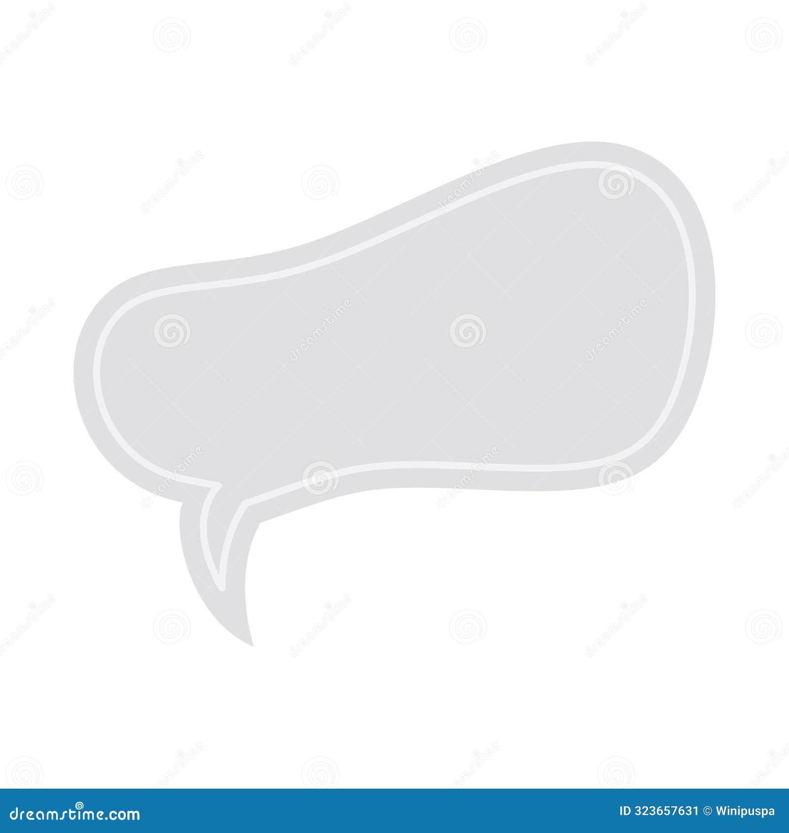 Cute Minimalist Bubble Text Stock Vector - Illustration of blank ...