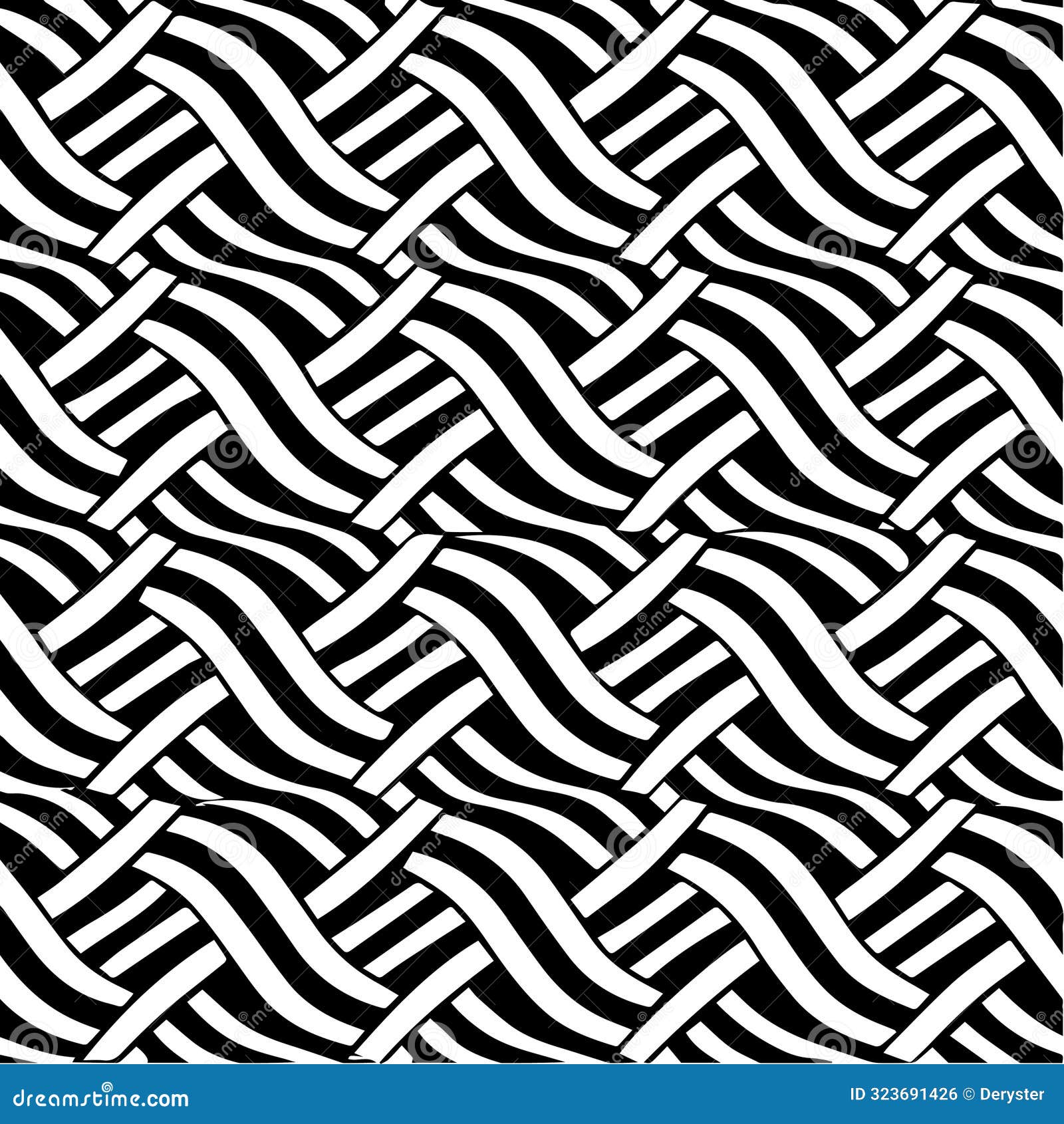 Geometric Waves Vector Seamless Pattern Background Stock Vector ...