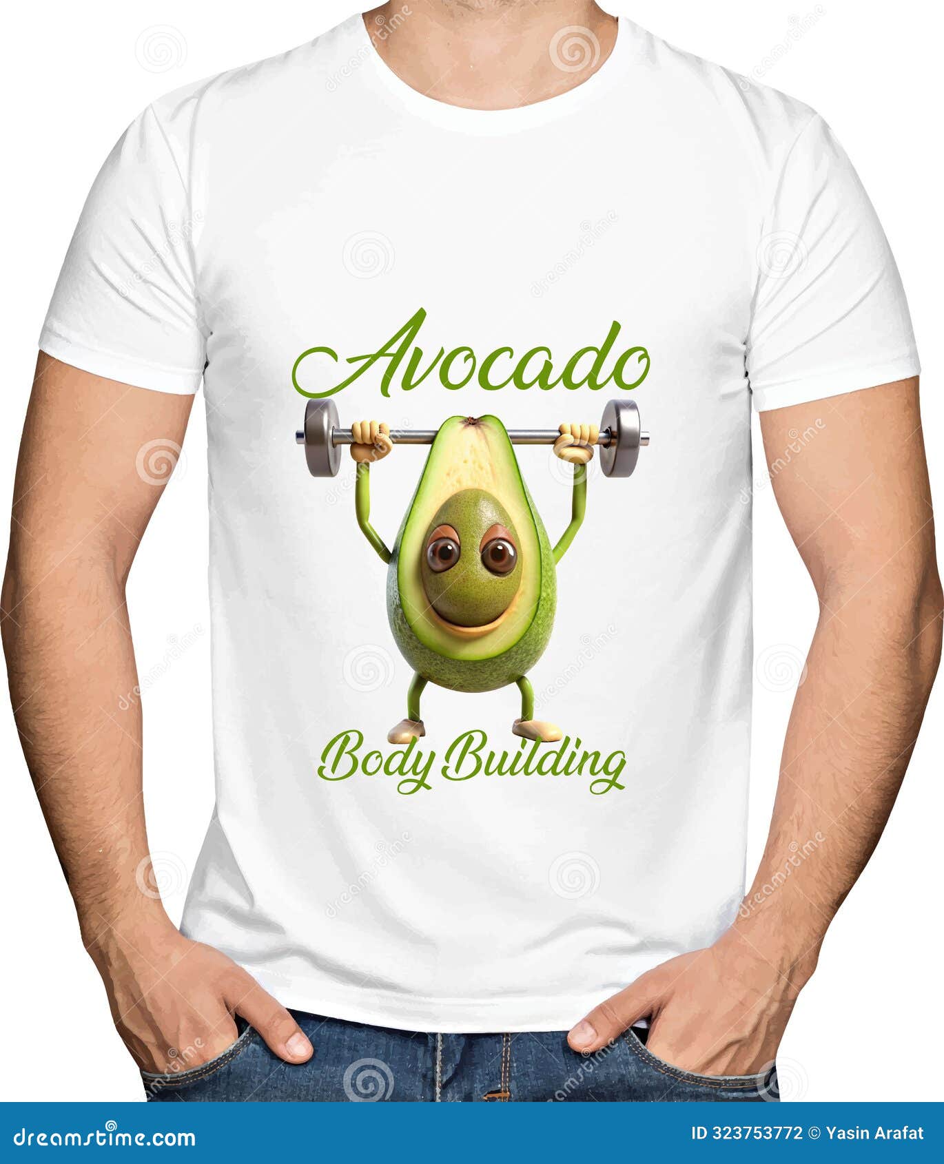 Stylish Avocado T-Shirts Perfect for Any Occasion Stock Illustration ...